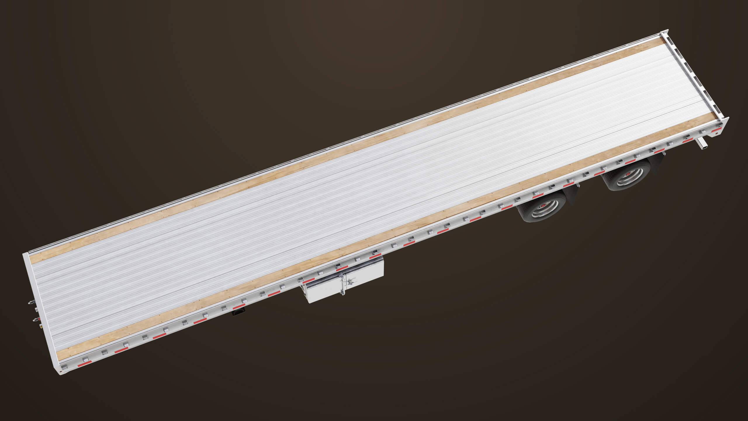 Flat Bed Trailer 05 Heavy Truck All PBR Unity UE Textures - 3D Model by ...