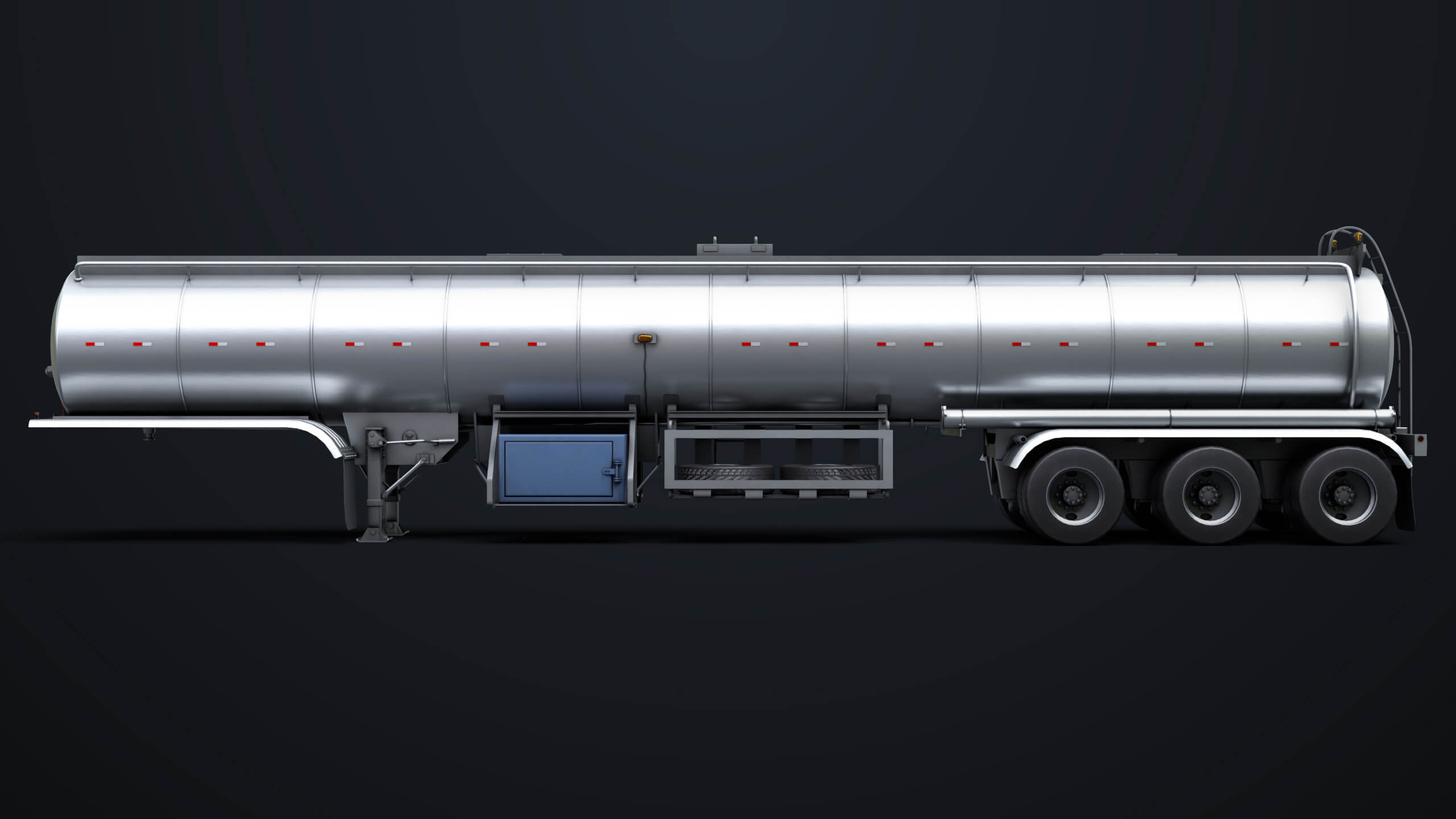 Food Tank Trailer 02 for Heavy Truck PBR - 3D Model by Eight Vertex