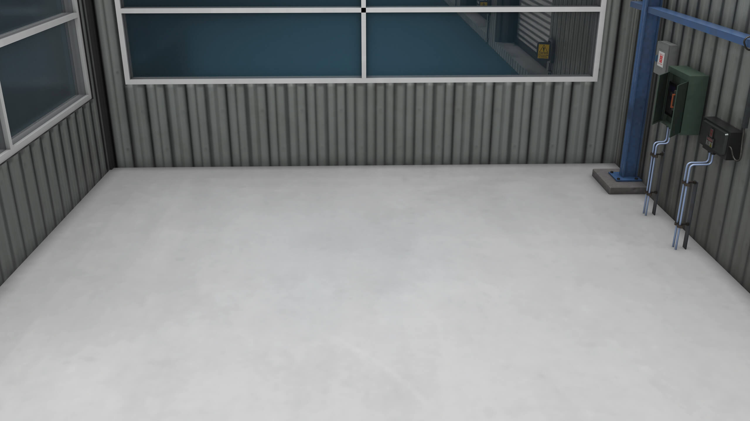 Garage Interior 01 All PBR Unity UE Textures Included - 3D Model by ...