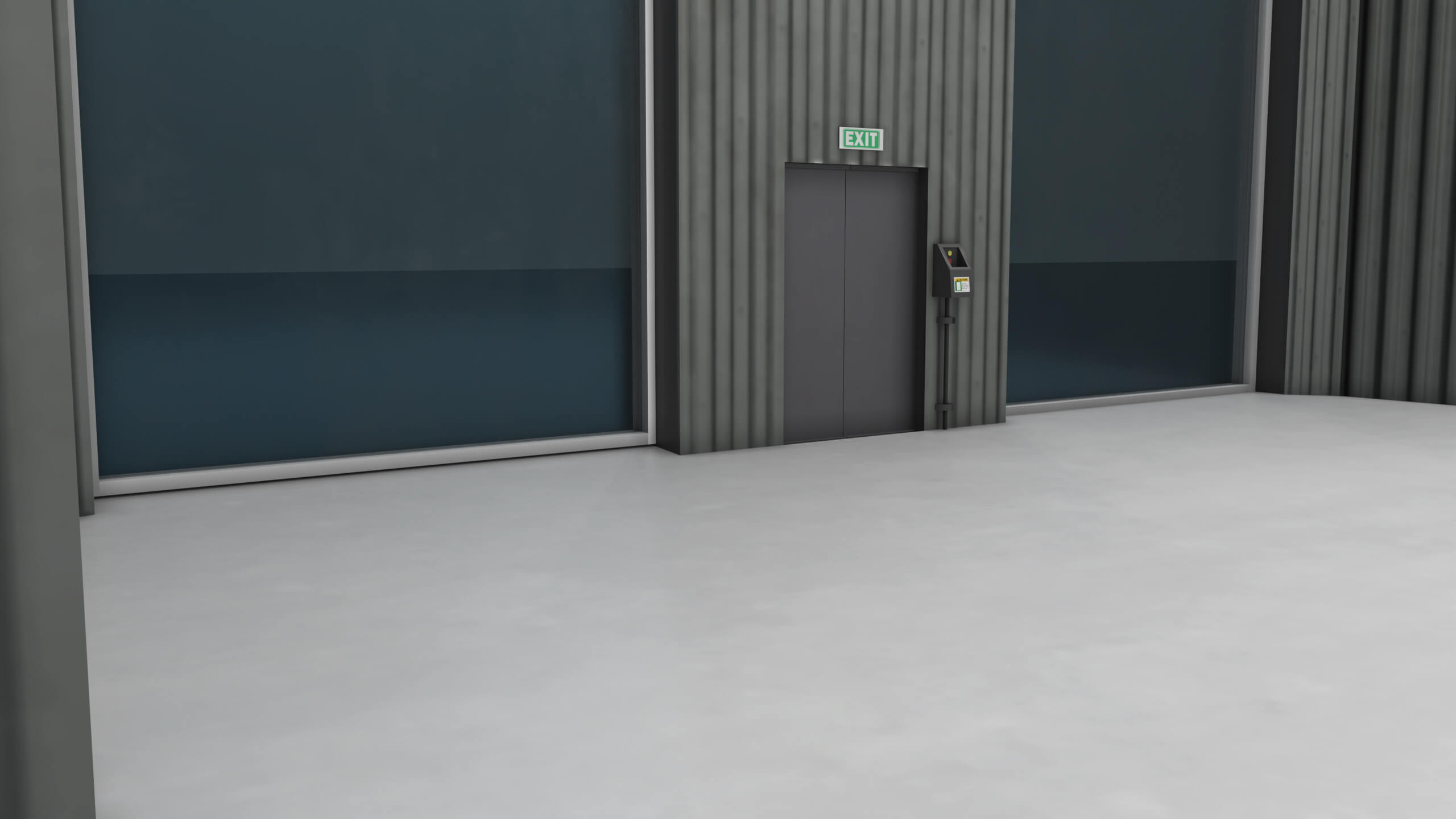 Garage Interior 01 All PBR Unity UE Textures Included - 3D Model by ...