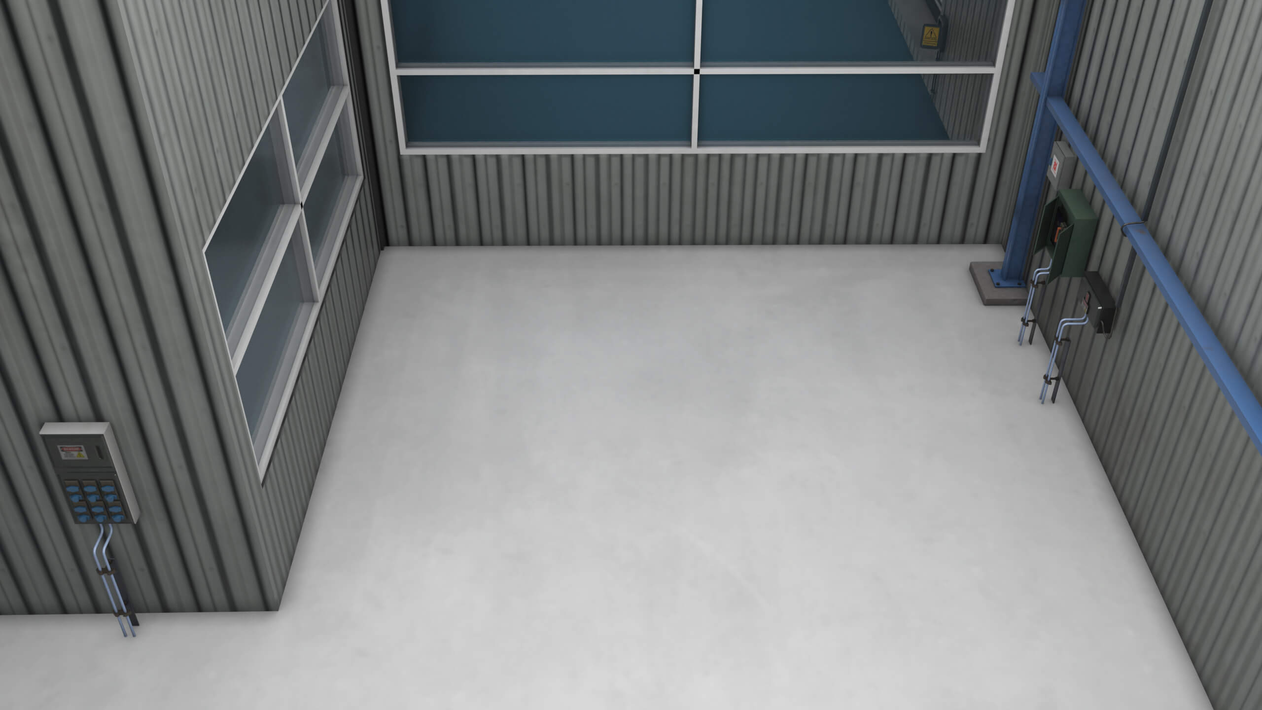 Garage Interior 01 All PBR Unity UE Textures Included - 3D Model by ...