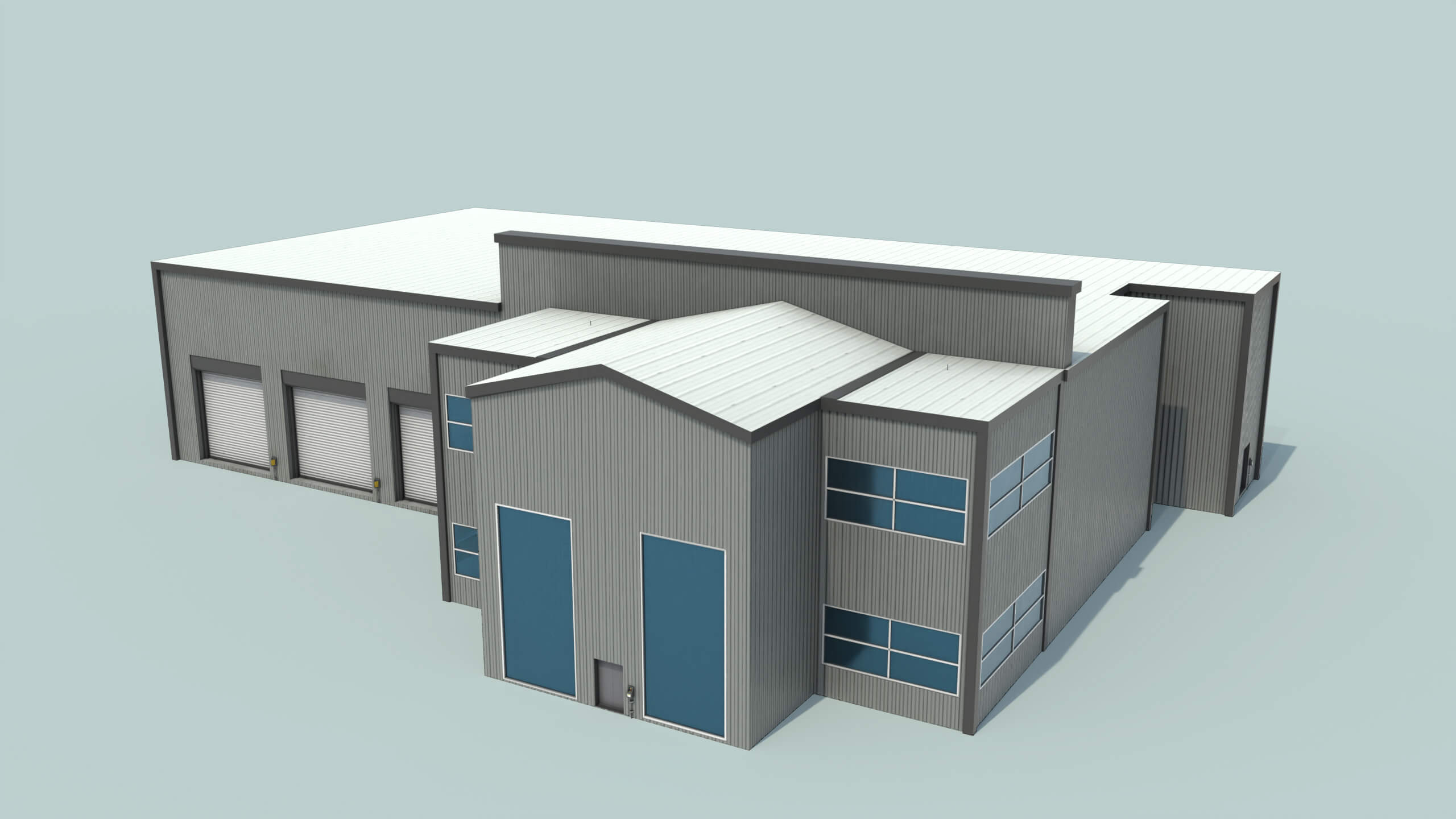 Garage Interior 01 All PBR Unity UE Textures Included - 3D Model by ...