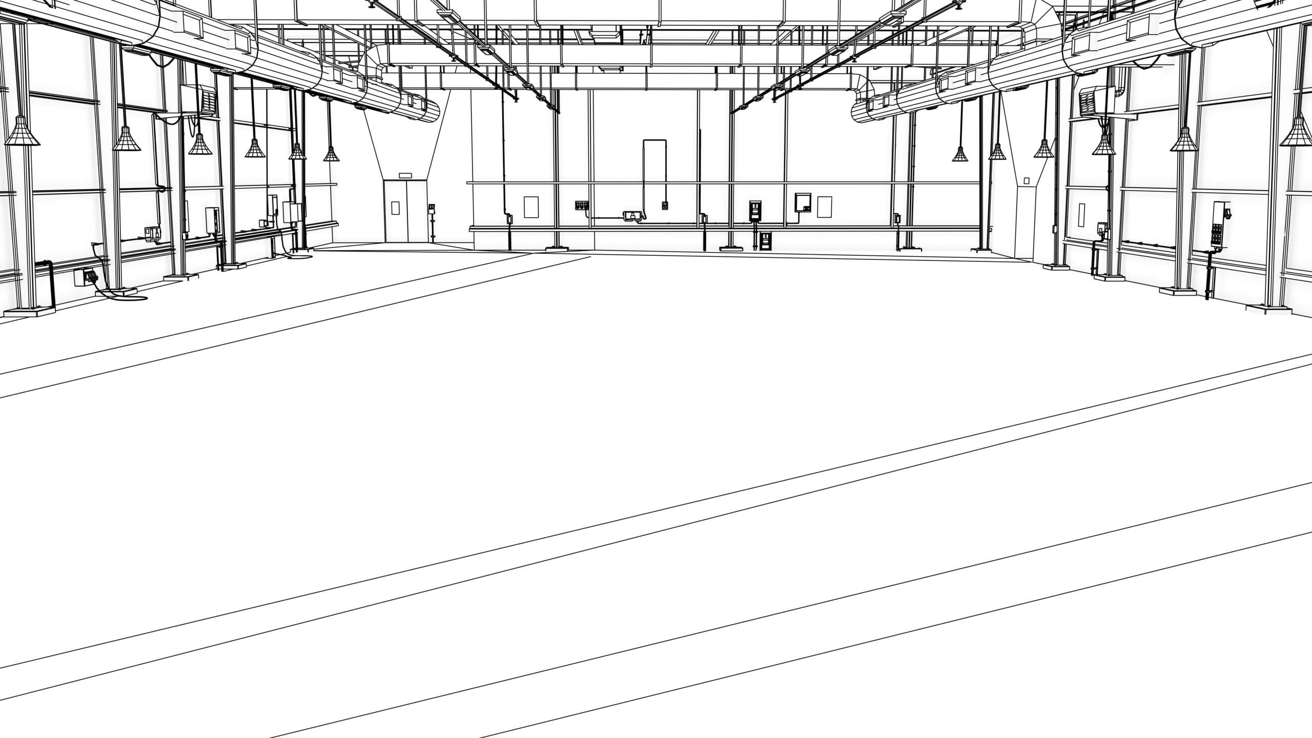 Garage Interior 01 All PBR Unity UE Textures Included - 3D Model by ...