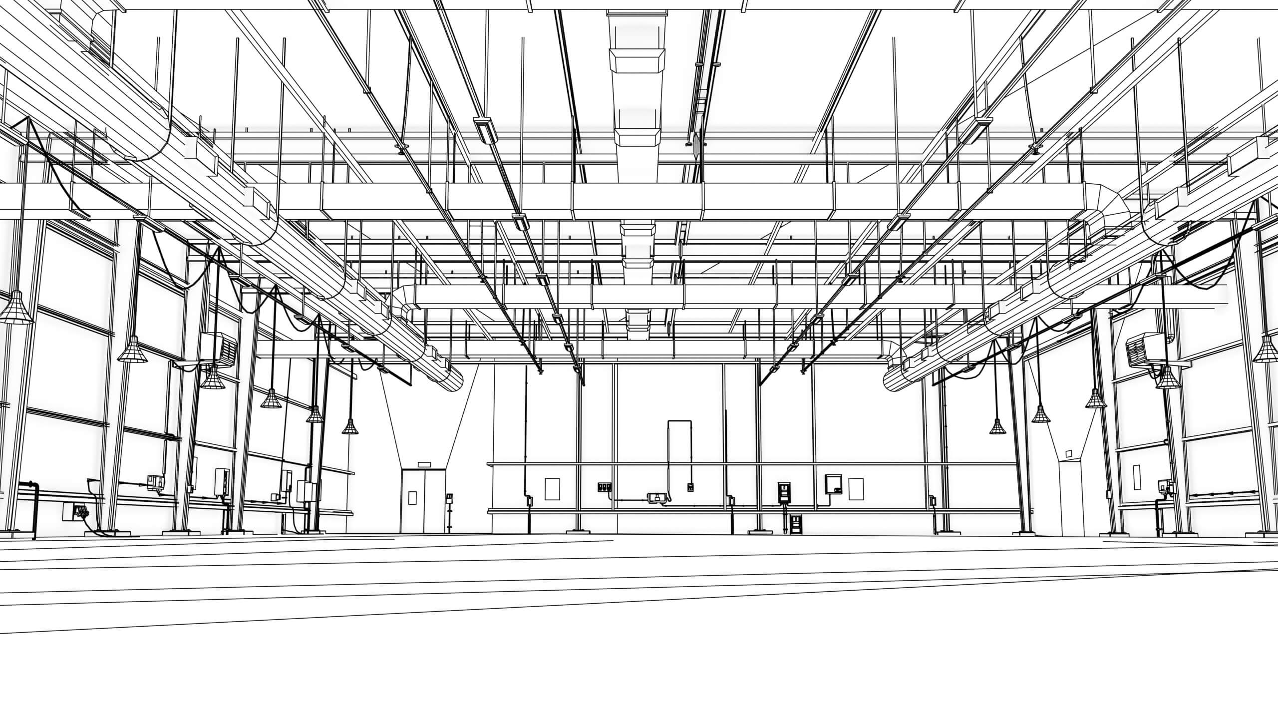 Garage Interior 01 All PBR Unity UE Textures Included - 3D Model by ...