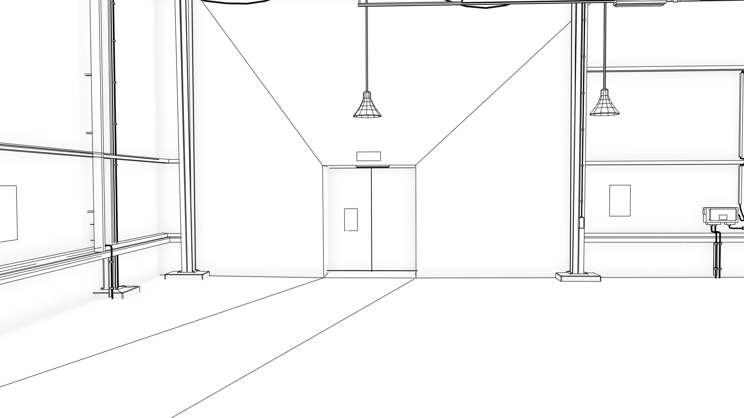 Garage Interior 01 All PBR Unity UE Textures Included - 3D Model by ...