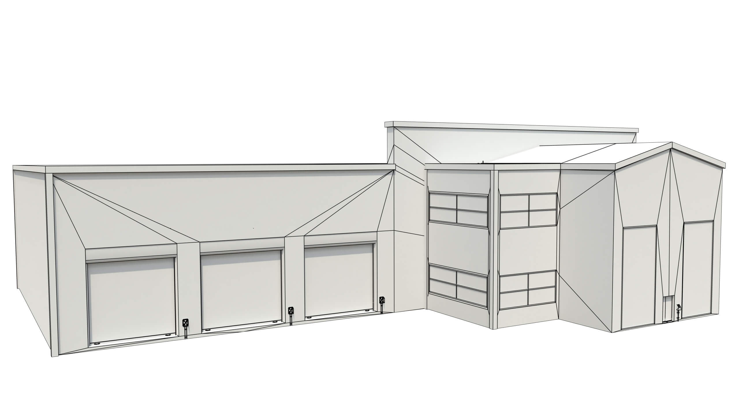 Garage Interior 01 All PBR Unity UE Textures Included - 3D Model by ...