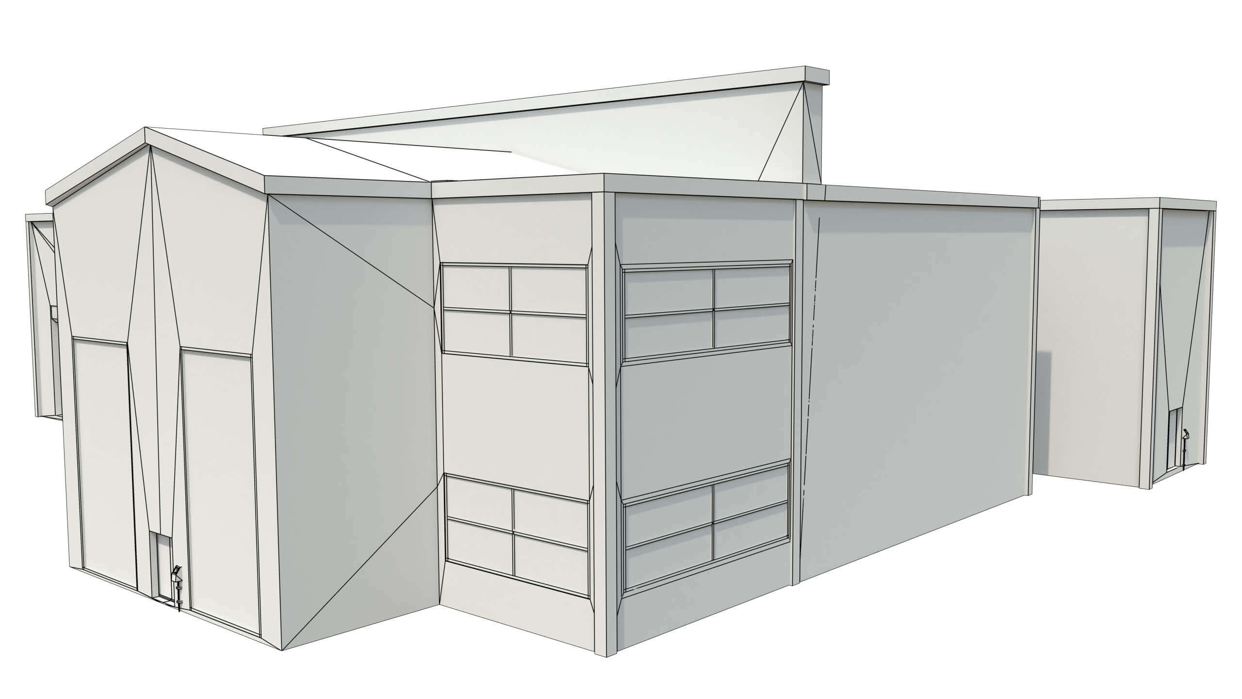 Garage Interior 01 All PBR Unity UE Textures Included - 3D Model by ...