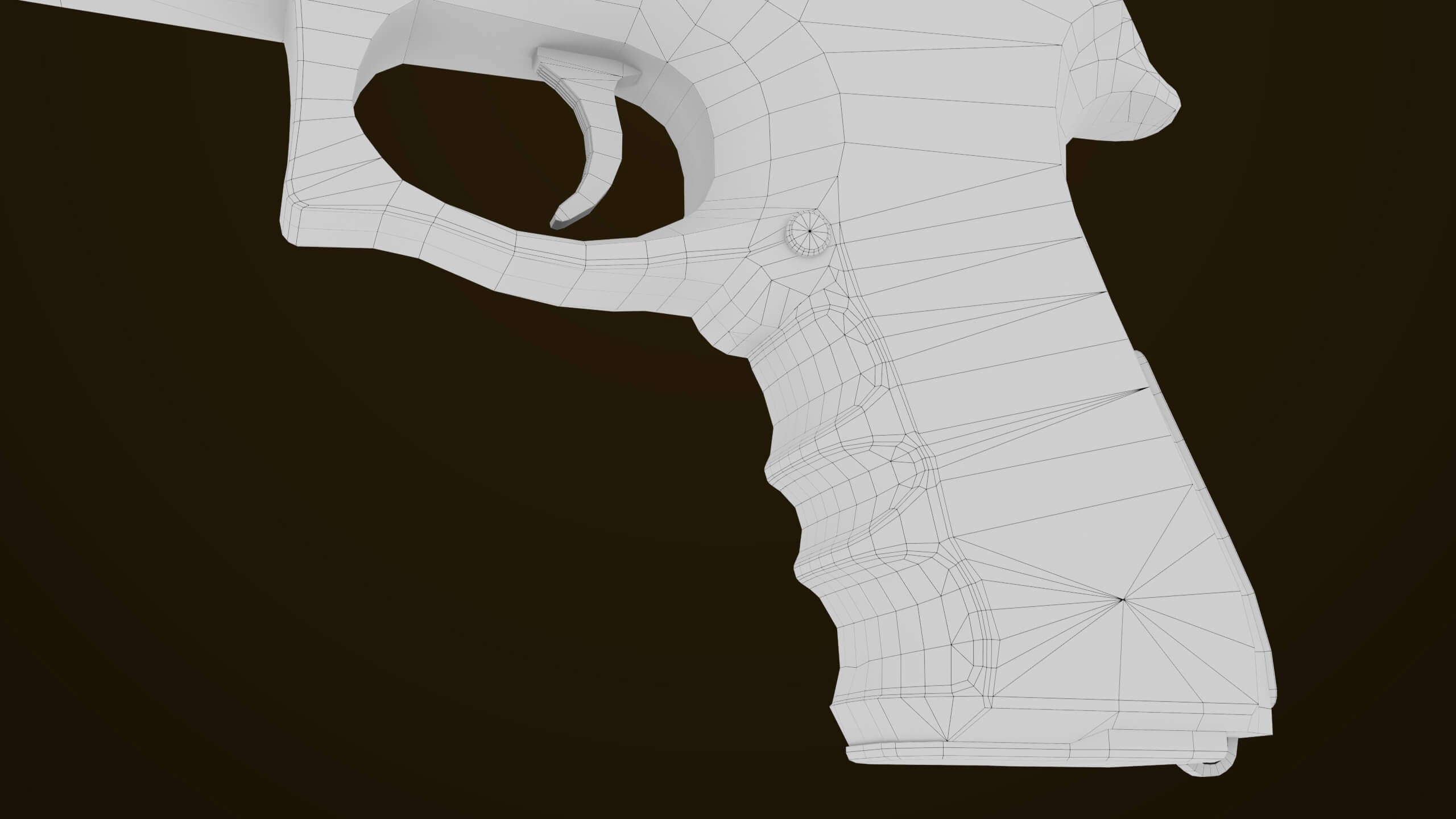 Golden Pistol 02 All PBR Unity UE Textures Included - 3D Model by Eight ...