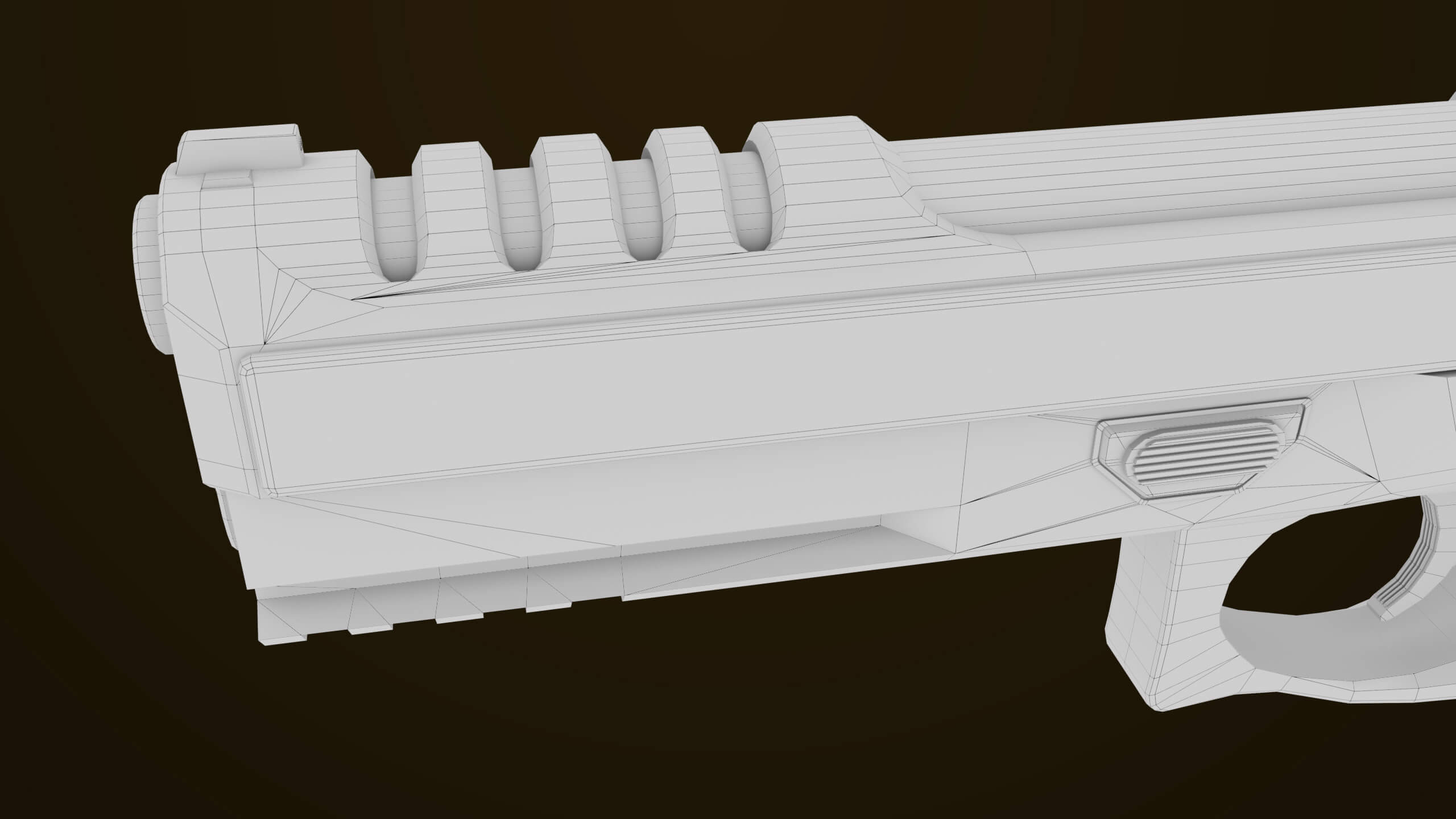 Golden Pistol 02 All PBR Unity UE Textures Included - 3D Model by Eight ...