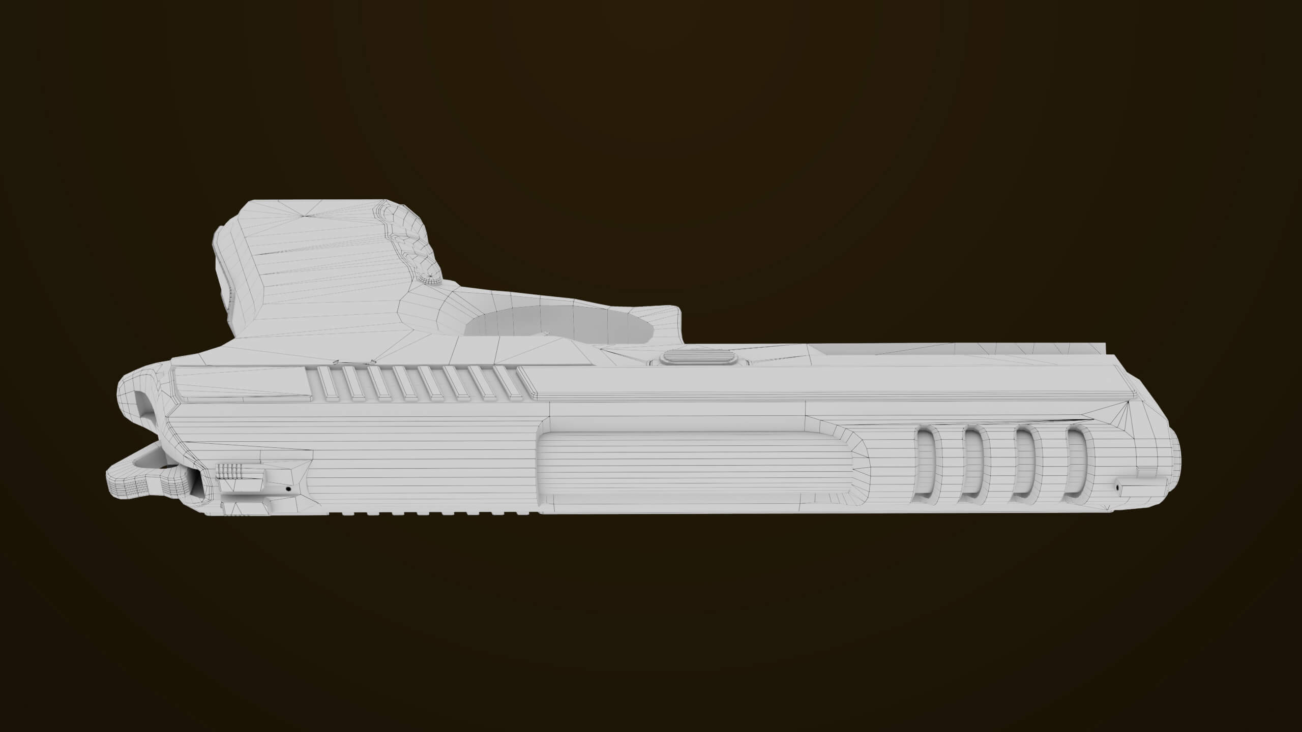 Golden Pistol 02 All PBR Unity UE Textures Included - 3D Model by Eight ...