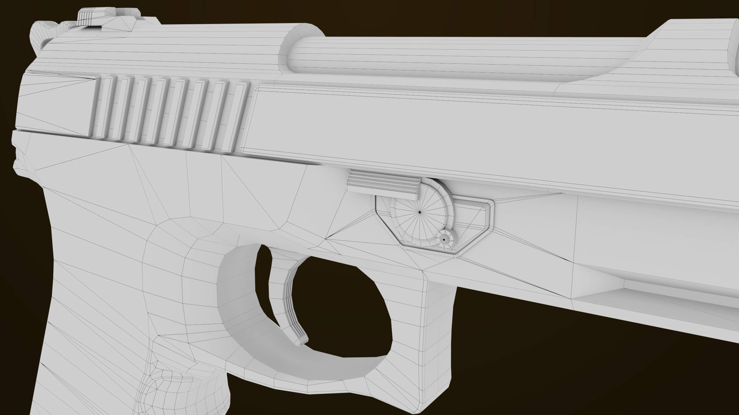 Golden Pistol 02 All PBR Unity UE Textures Included - 3D Model by Eight ...