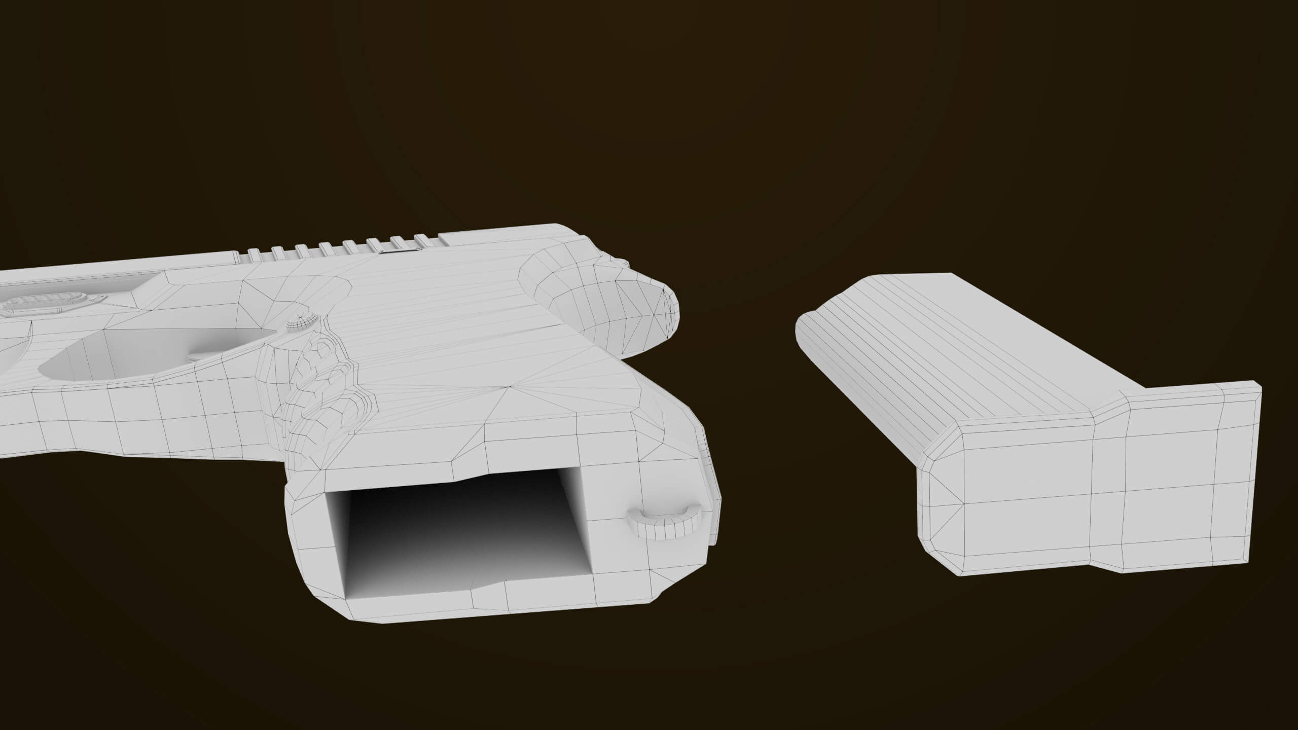 Golden Pistol 02 All PBR Unity UE Textures Included - 3D Model by Eight ...