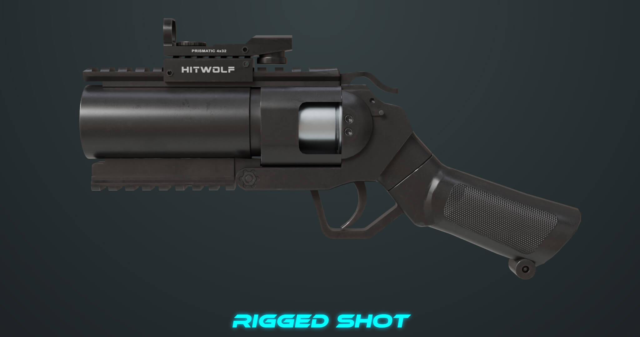 Grenade Launcher 07 All PBR Unity UE Textures - 3D Model by Eight Vertex