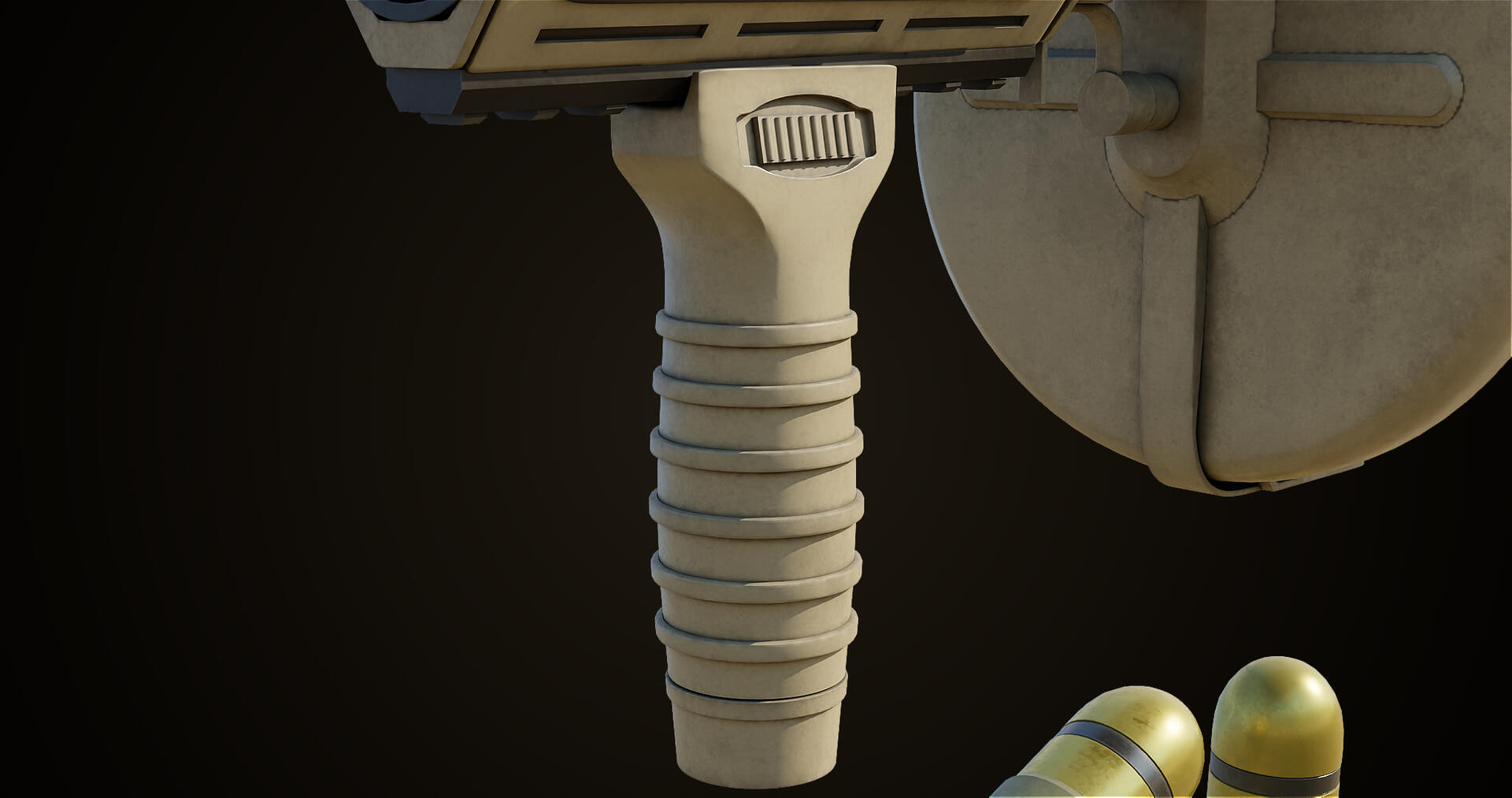 Grenade Launcher Gun PBR Unity UE V-Ray Textures Sandle 3D Model by ...