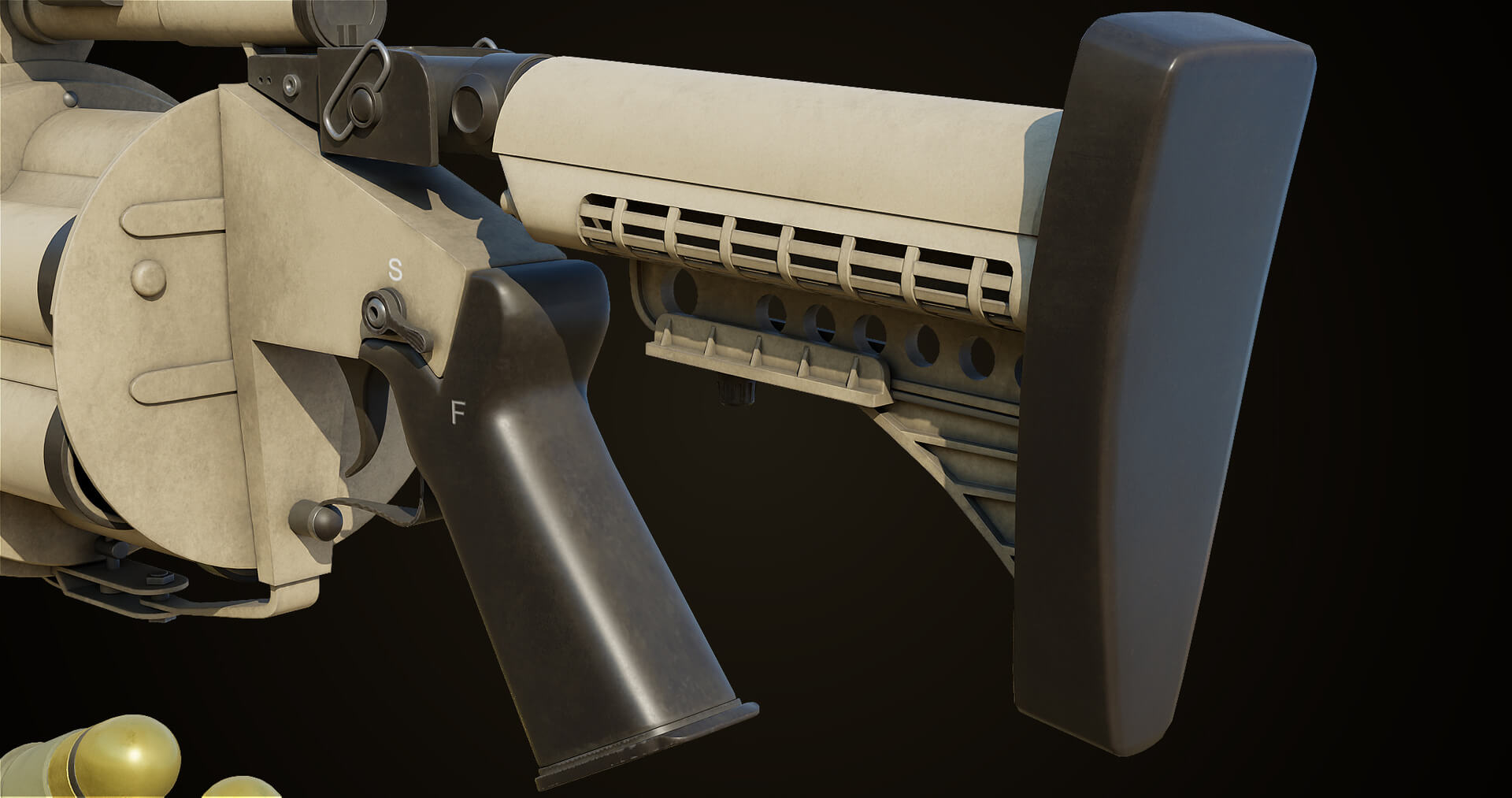 Collection of Grenade Launcher Gun All PBR Unity UE Textures by Eight ...
