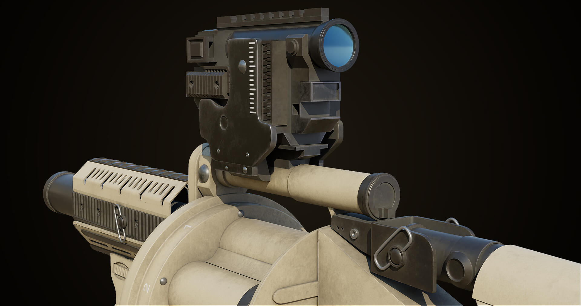 Collection of Grenade Launcher Gun All PBR Unity UE Textures by Eight ...