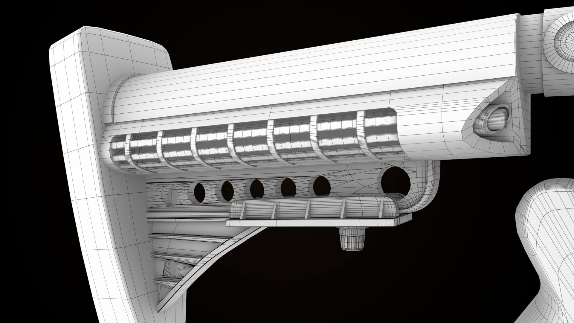 Grenade Launcher Gun PBR Unity UE V-Ray Textures Sandle 3D Model by ...