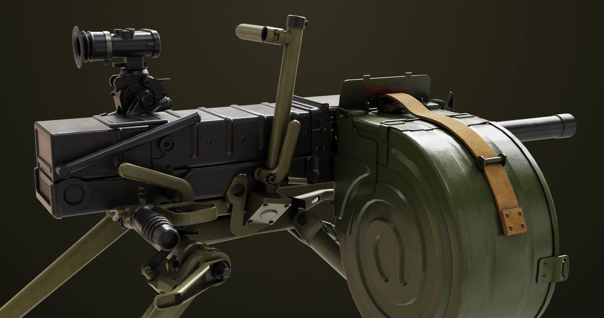 Grenade Machine Guns 06 All PBR Unity UE Textures Included - 3D Model ...