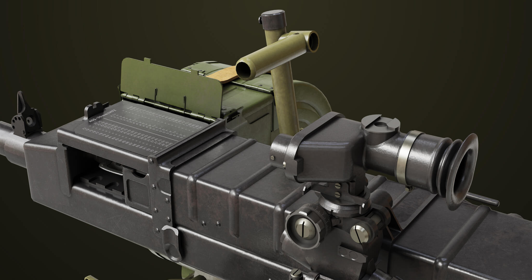 Grenade Machine Guns 06 All PBR Unity UE Textures Included - 3D Model ...