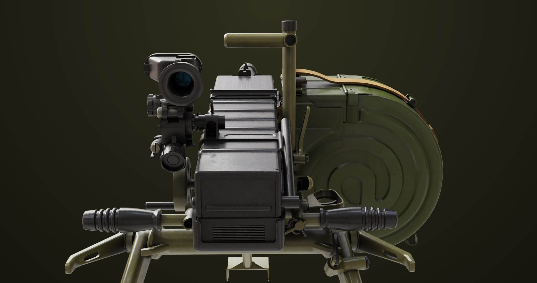 Grenade Machine Guns 06 All PBR Unity UE Textures Included - 3D Model ...