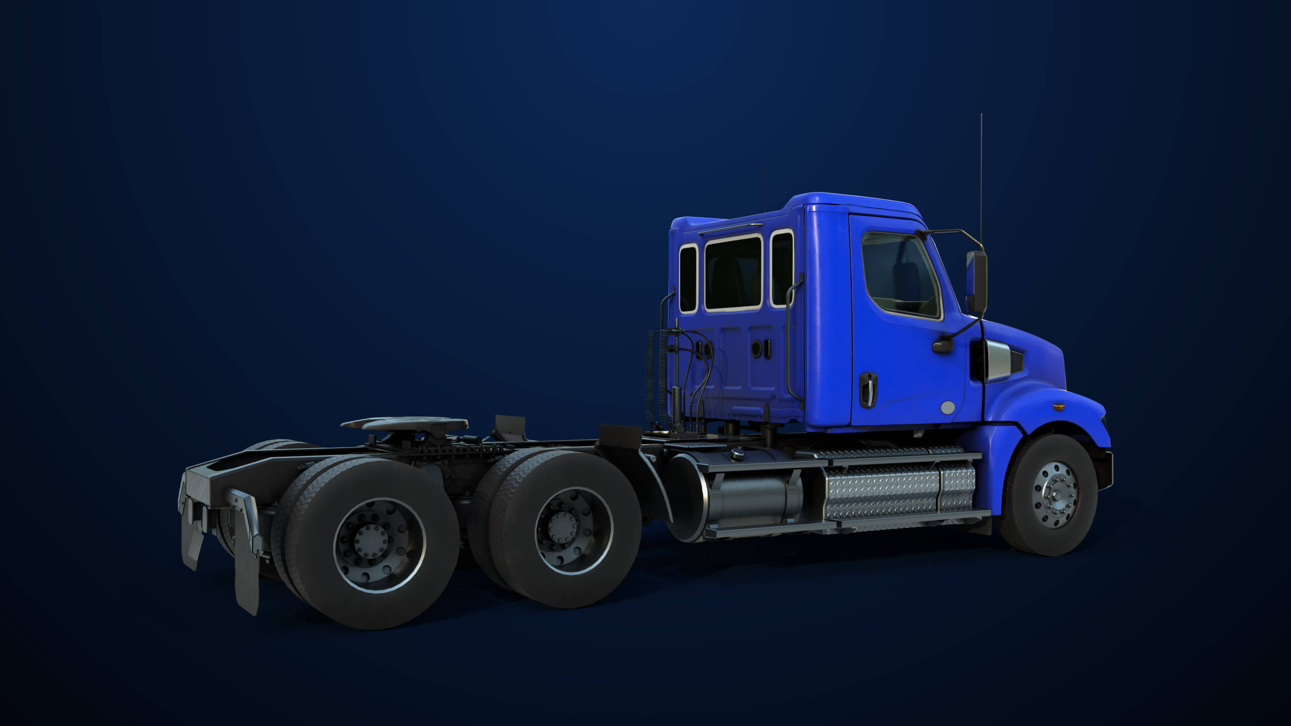 Heavy Truck Chassis 01 All PBR Unity UE Textures - 3D Model by Eight Vertex