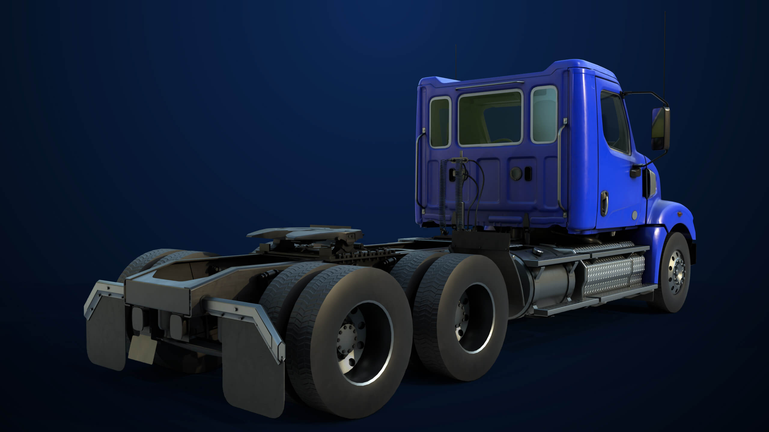 Heavy Truck Chassis 01 All PBR Unity UE Textures - 3D Model by Eight Vertex