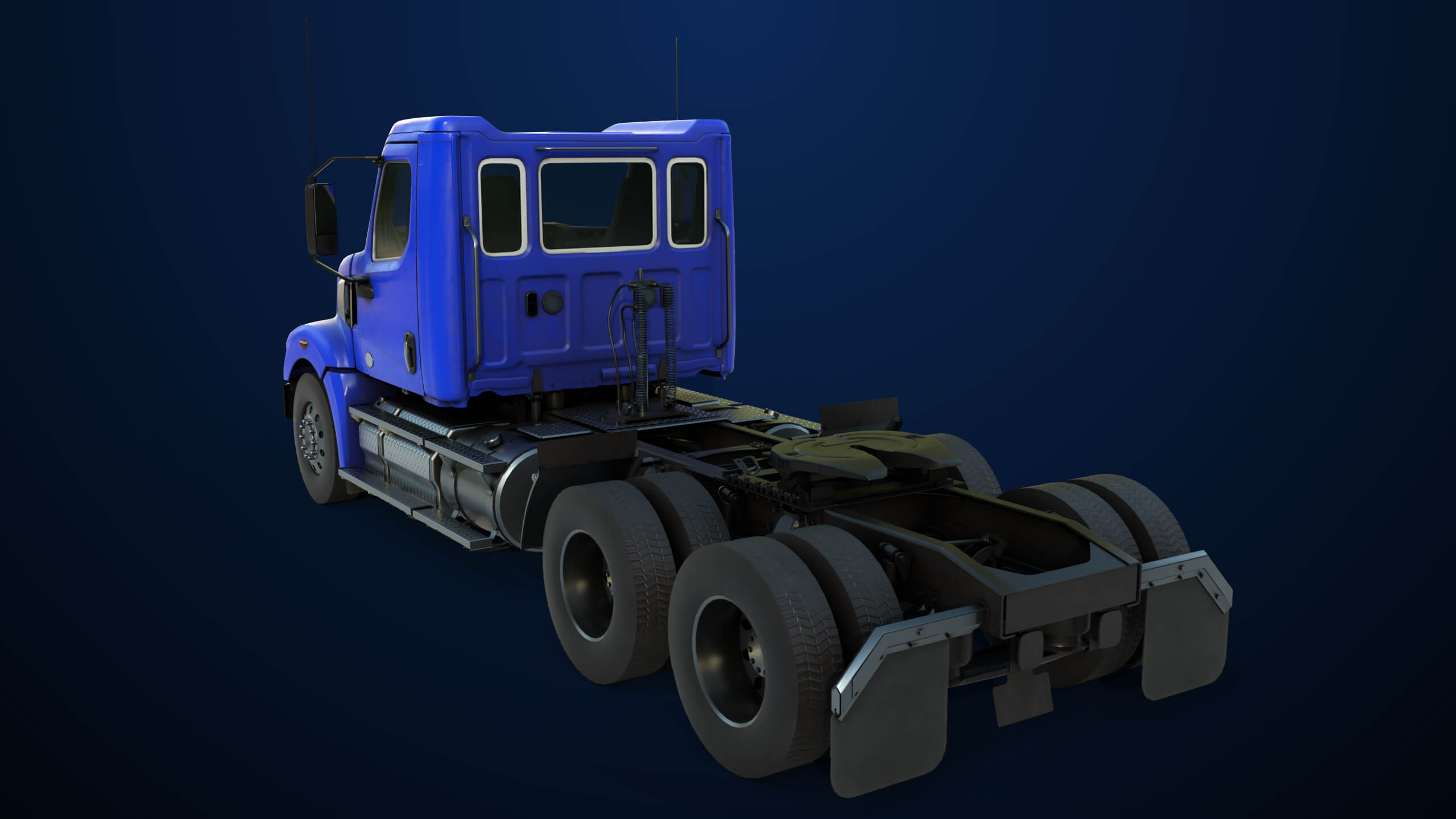 Heavy Truck Chassis 01 All PBR Unity UE Textures - 3D Model by Eight Vertex