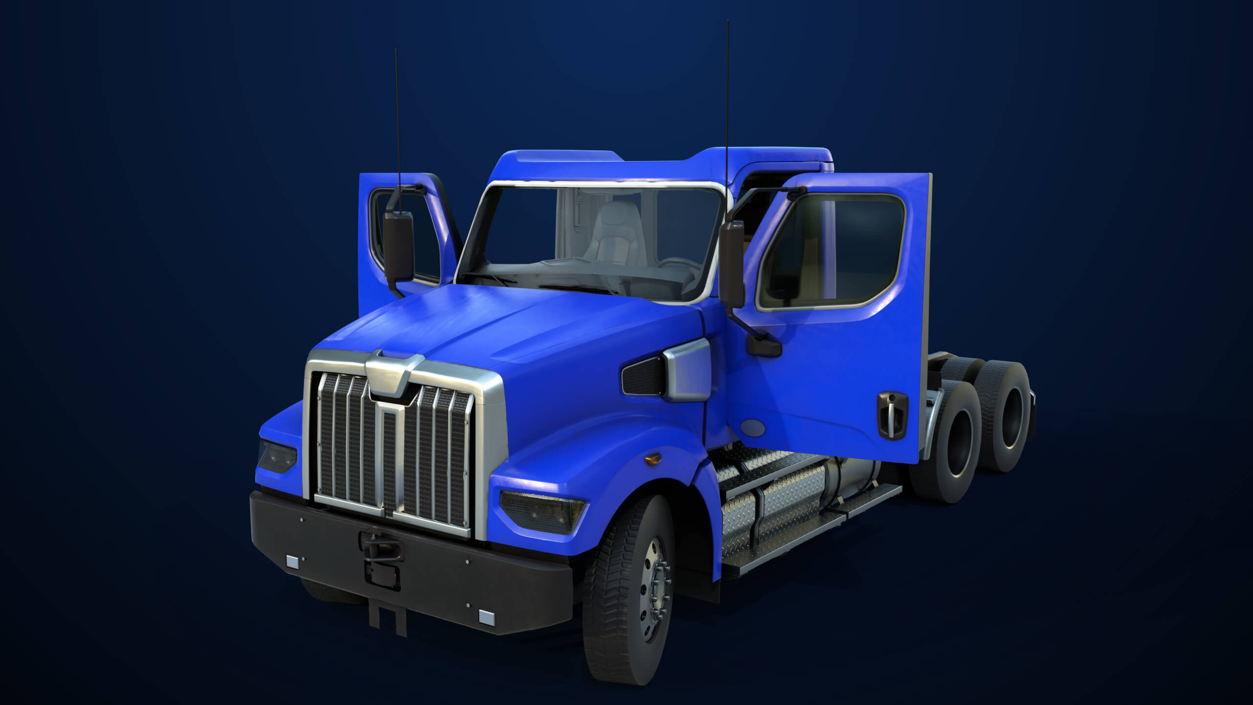 Heavy Truck Chassis 01 All PBR Unity UE Textures - 3D Model by Eight Vertex