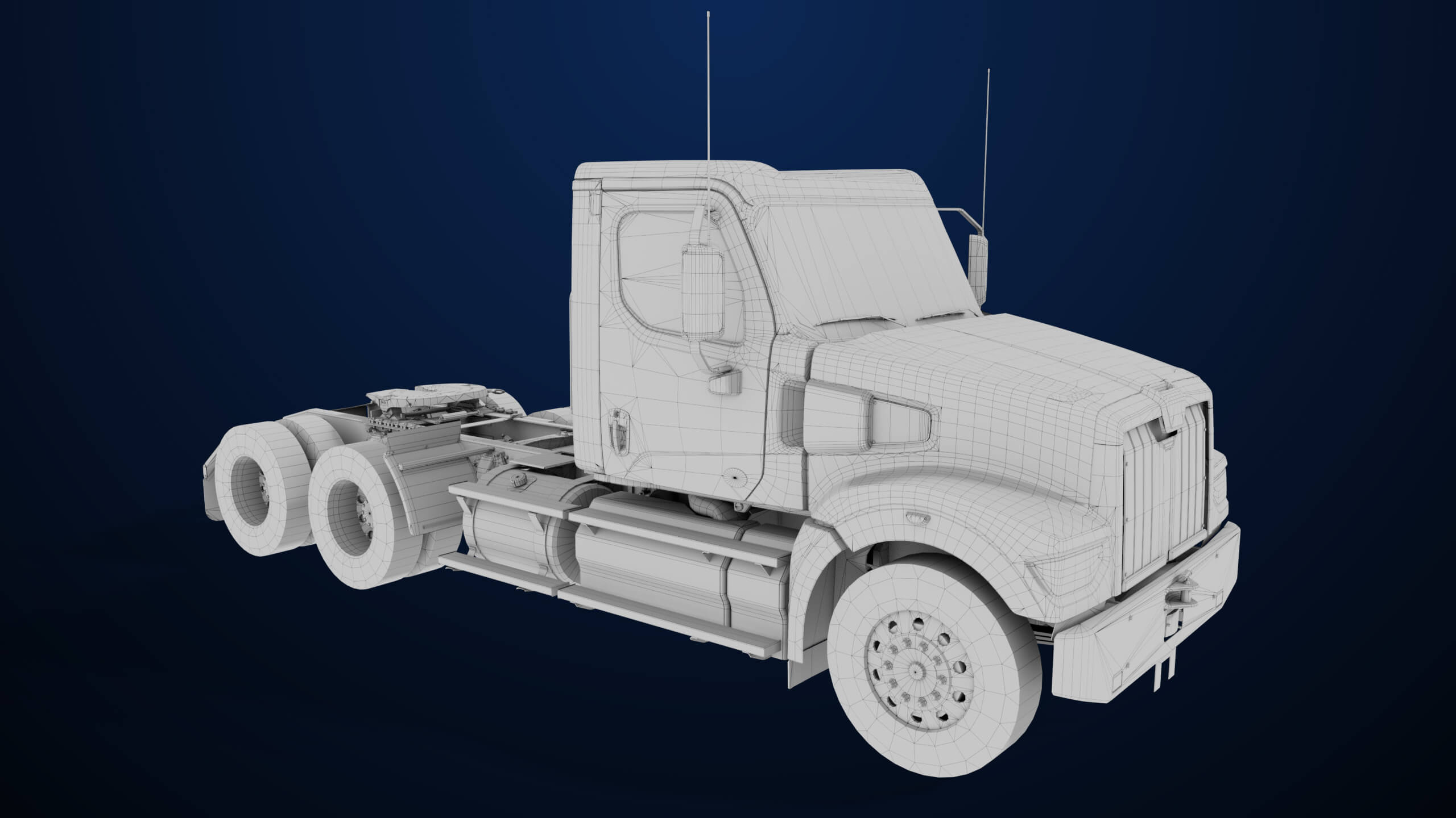 Heavy Truck Chassis 01 All PBR Unity UE Textures - 3D Model by Eight Vertex