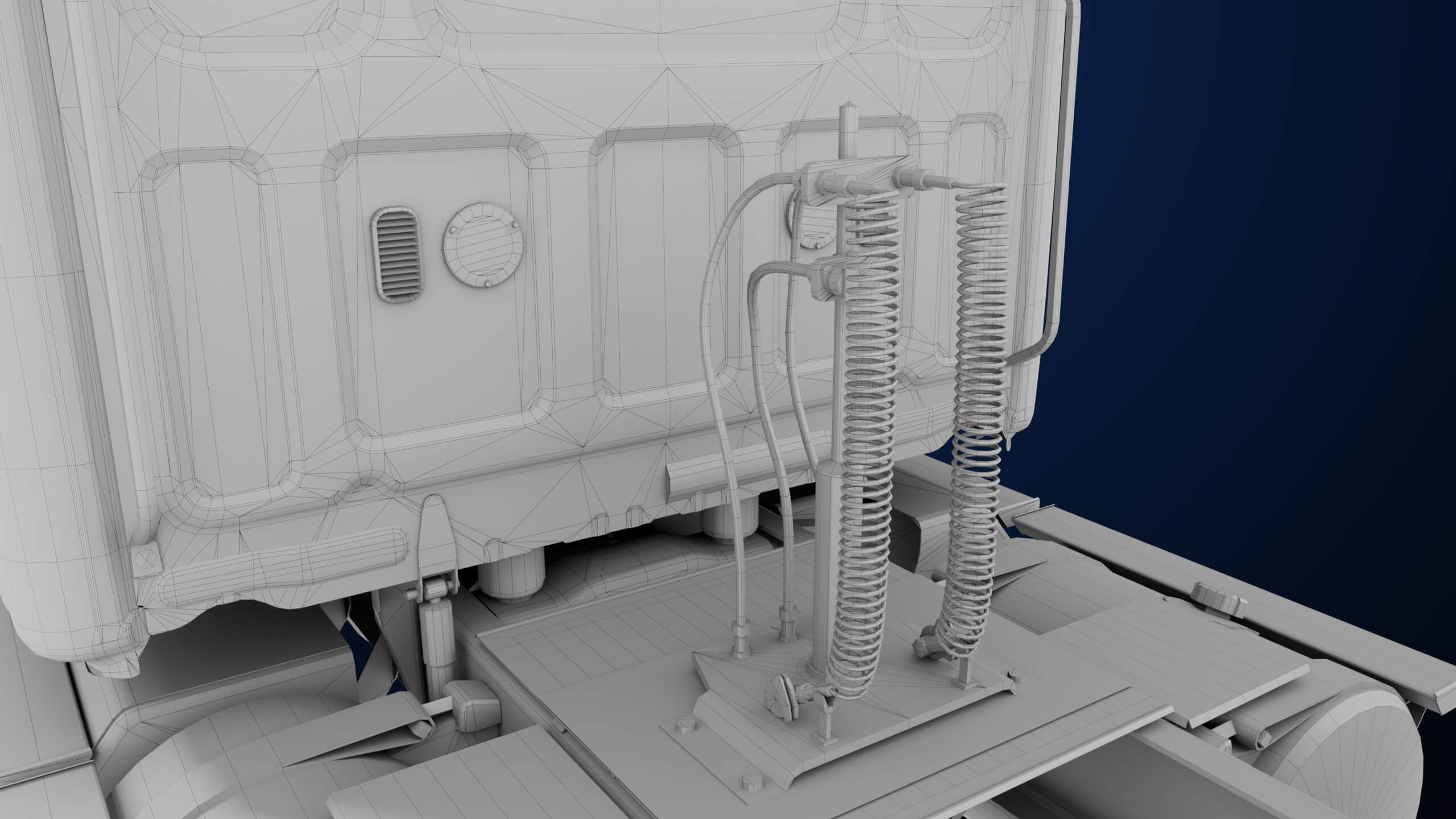 Heavy Truck Chassis 01 All PBR Unity UE Textures - 3D Model by Eight Vertex