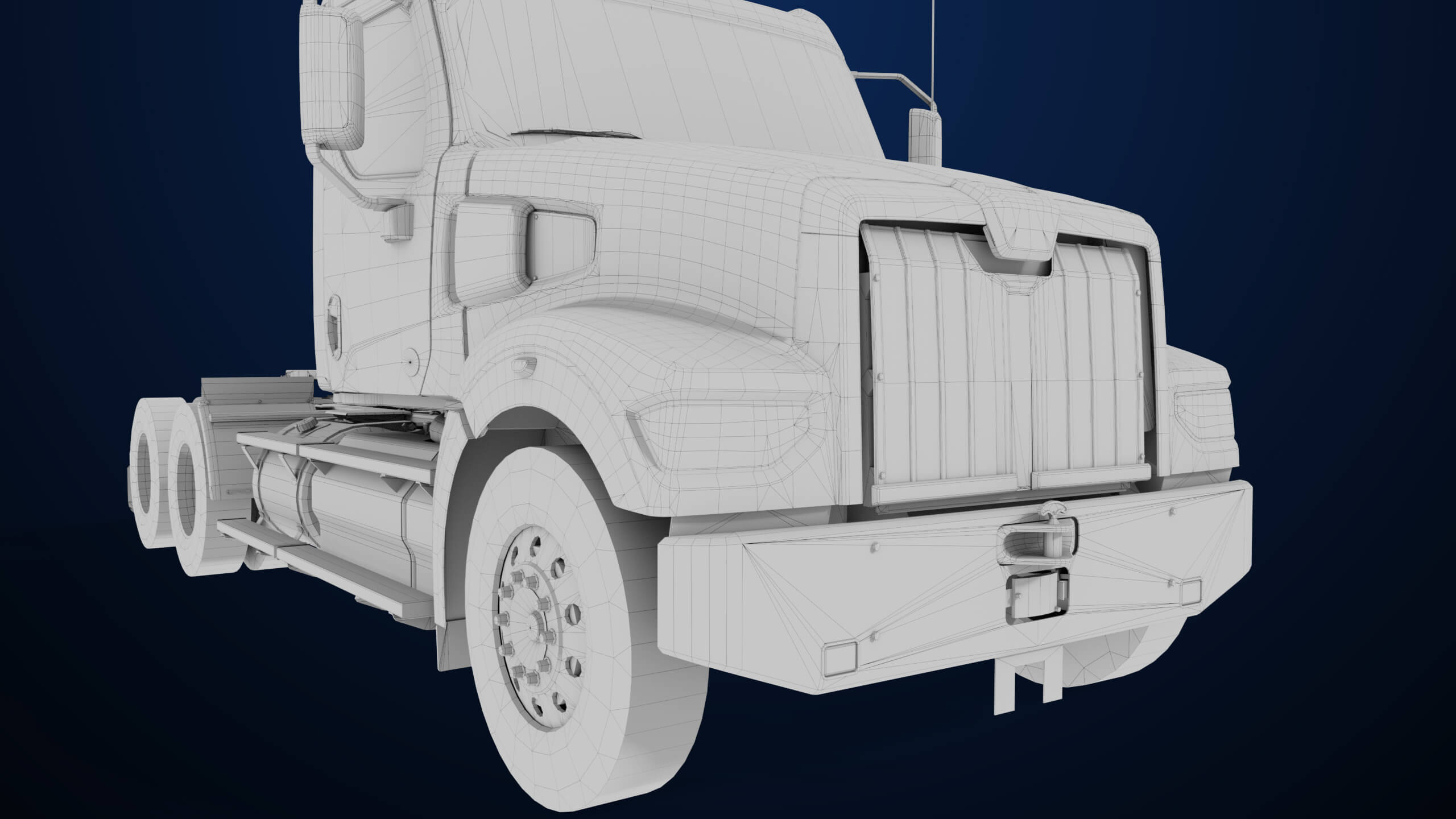 Heavy Truck Chassis 01 All PBR Unity UE Textures - 3D Model by Eight Vertex