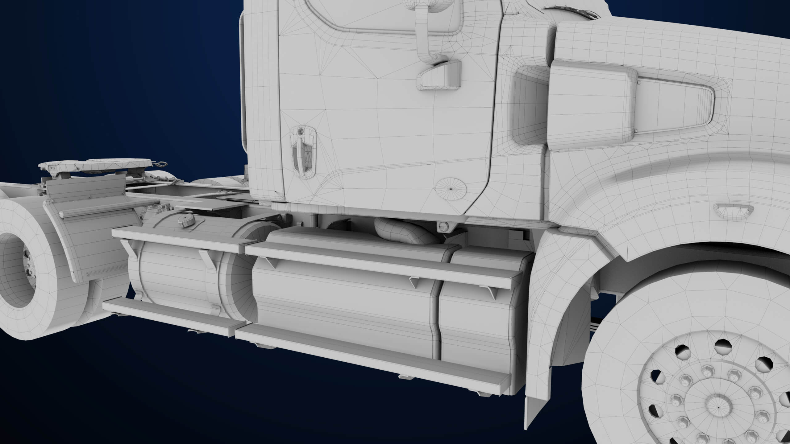 Heavy Truck Chassis 01 All PBR Unity UE Textures - 3D Model by Eight Vertex