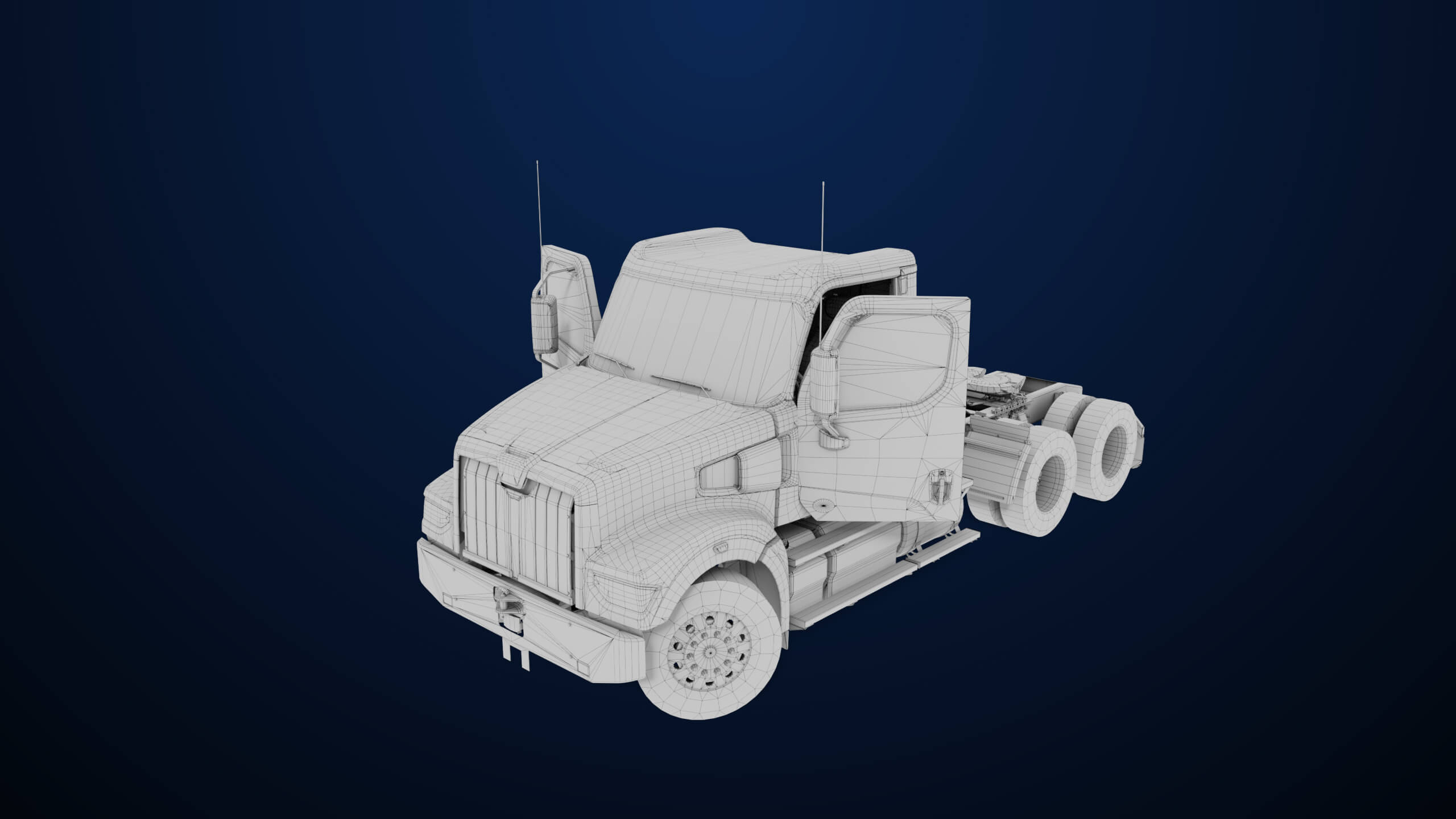 Heavy Truck Chassis 01 All PBR Unity UE Textures - 3D Model by Eight Vertex