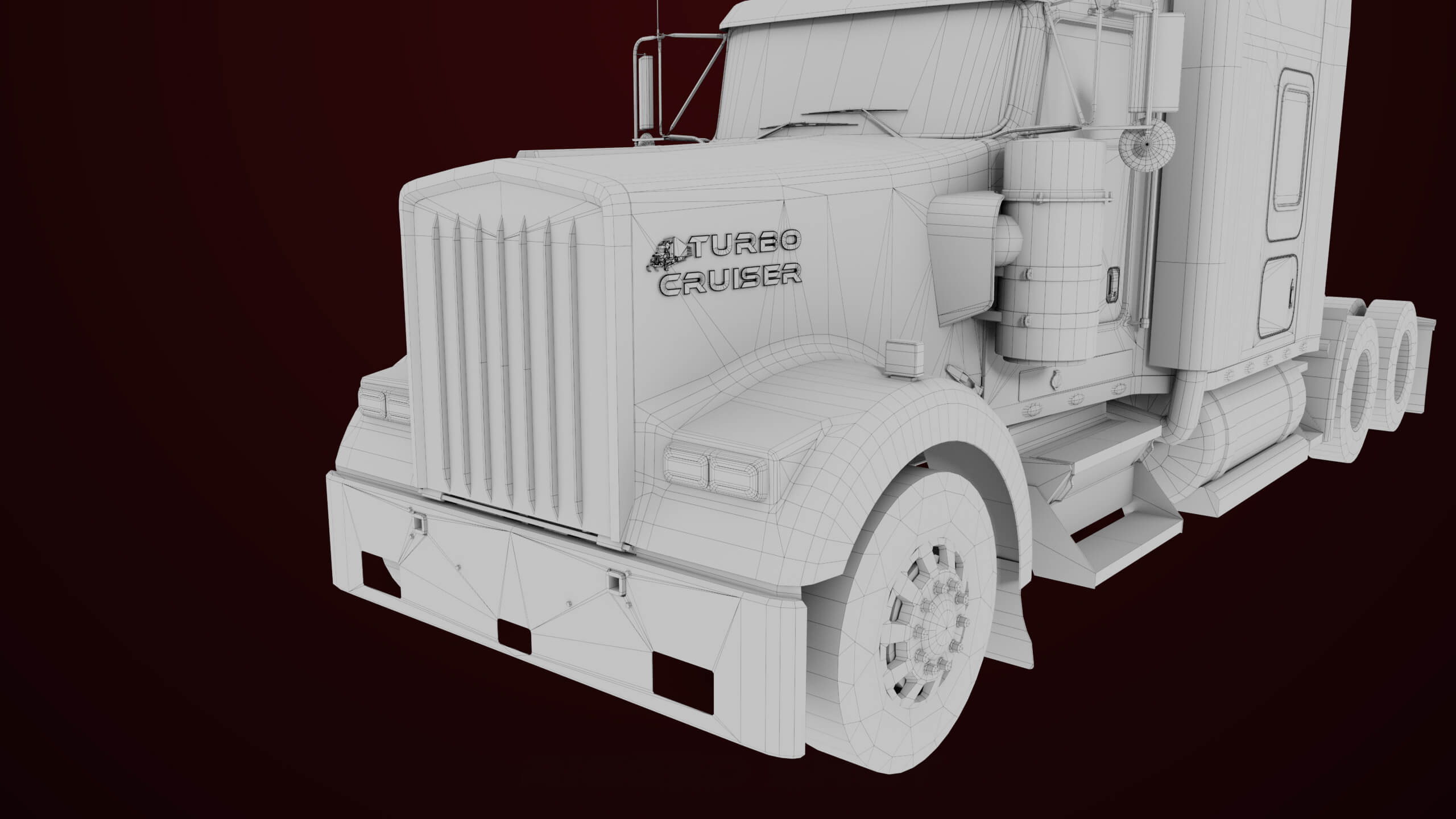 Heavy Truck Chassis 02 Generic All PBR Unity UE Textures Inc - 3D Model ...