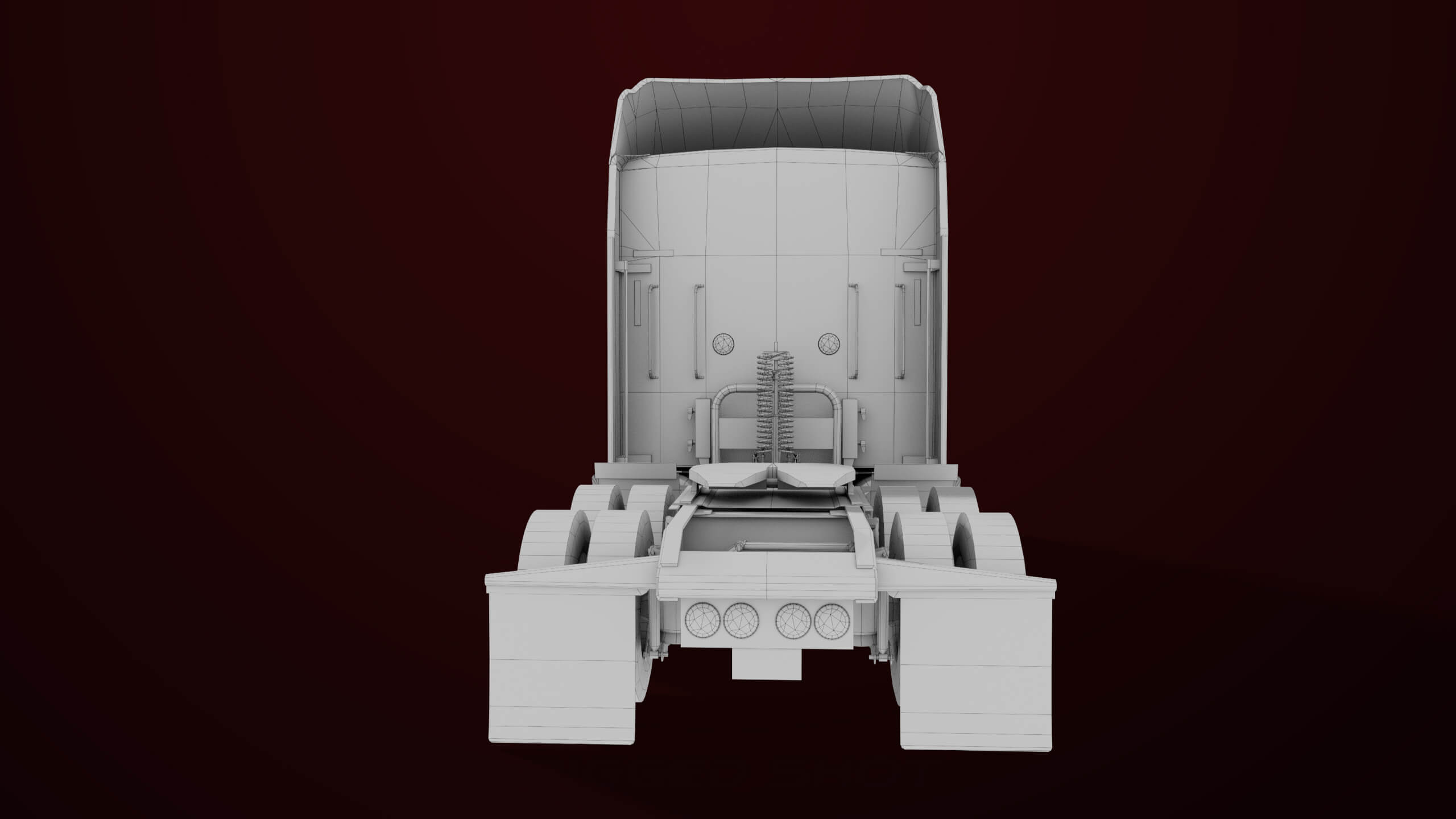 Heavy Truck Chassis 02 Generic All PBR Unity UE Textures Inc - 3D Model ...