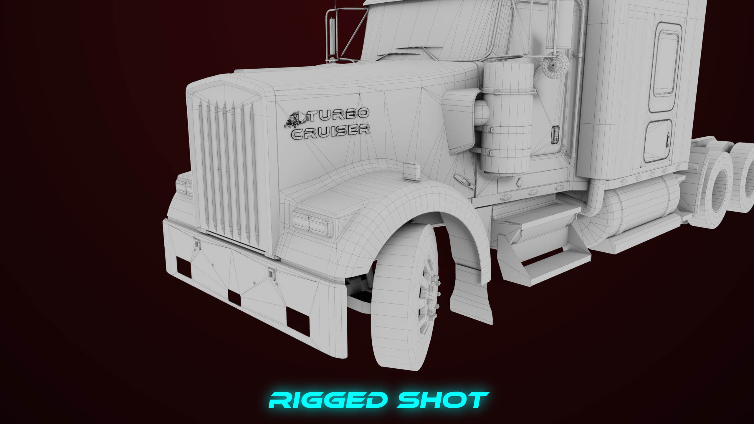 Heavy Truck Chassis 02 Generic All PBR Unity UE Textures Inc - 3D Model ...