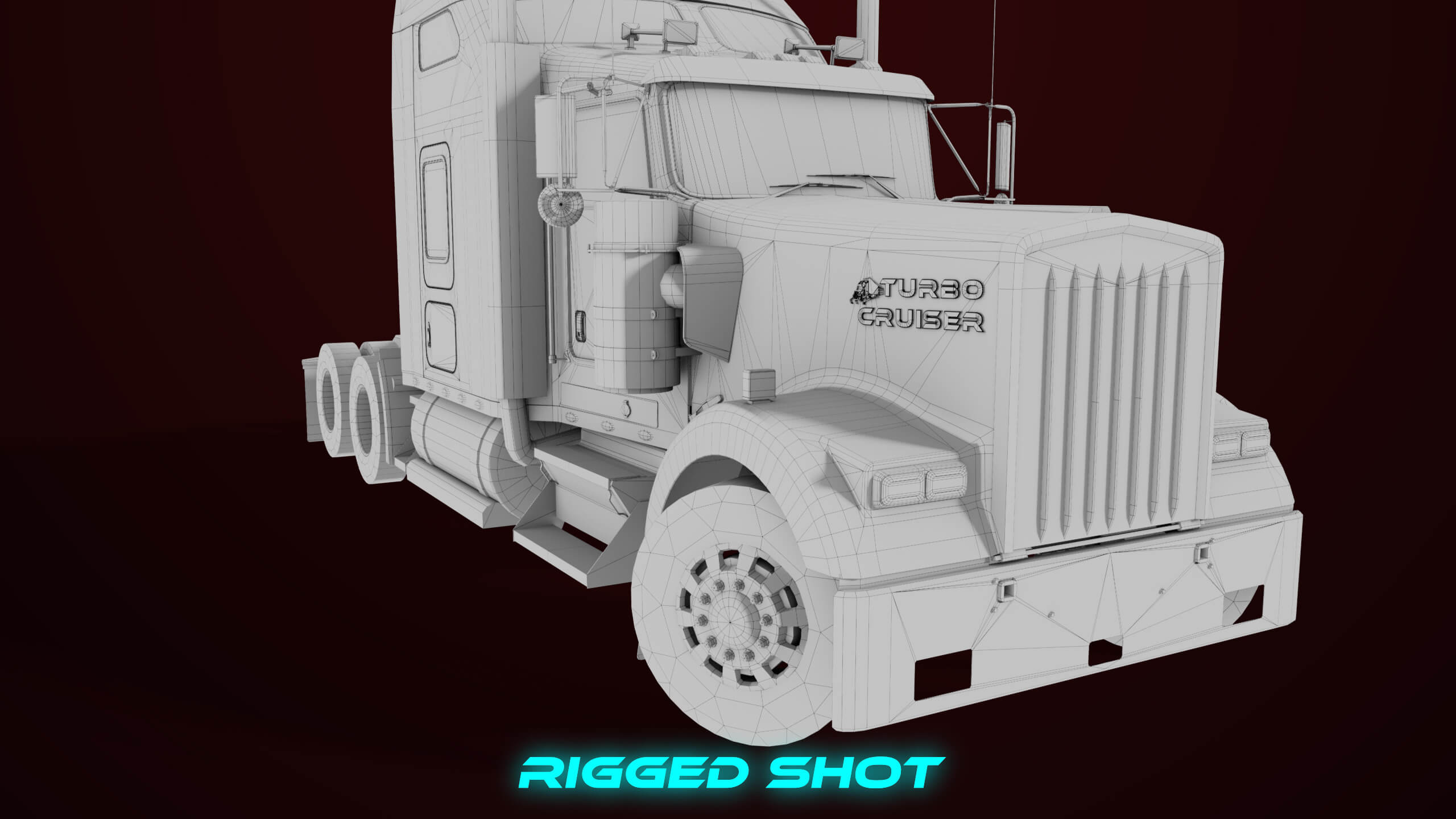 Heavy Truck Chassis 02 Generic All PBR Unity UE Textures Inc - 3D Model ...