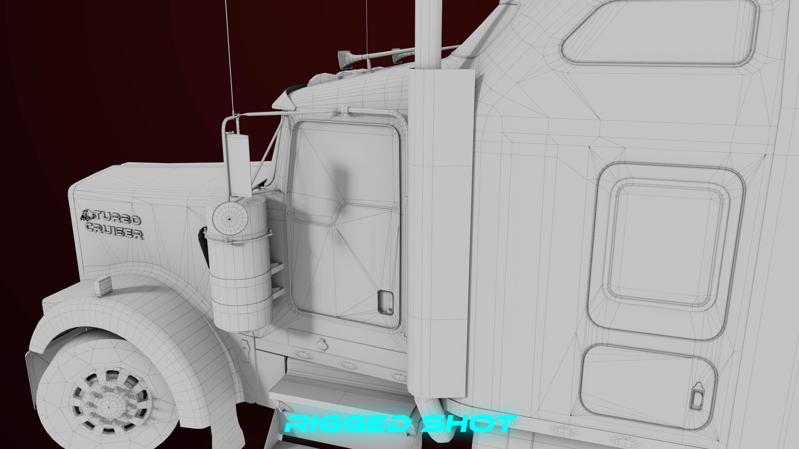 Heavy Truck Chassis 02 Generic All PBR Unity UE Textures Inc - 3D Model ...