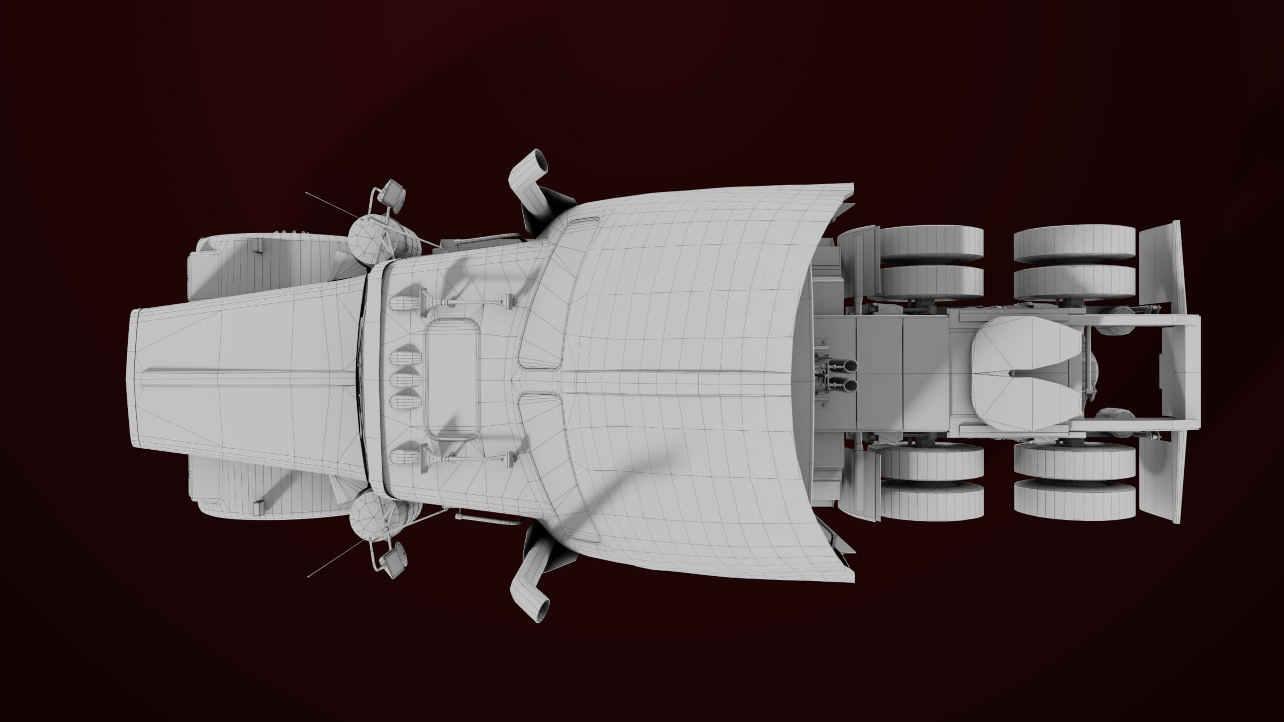 Heavy Truck Chassis 02 Generic All PBR Unity UE Textures Inc - 3D Model ...