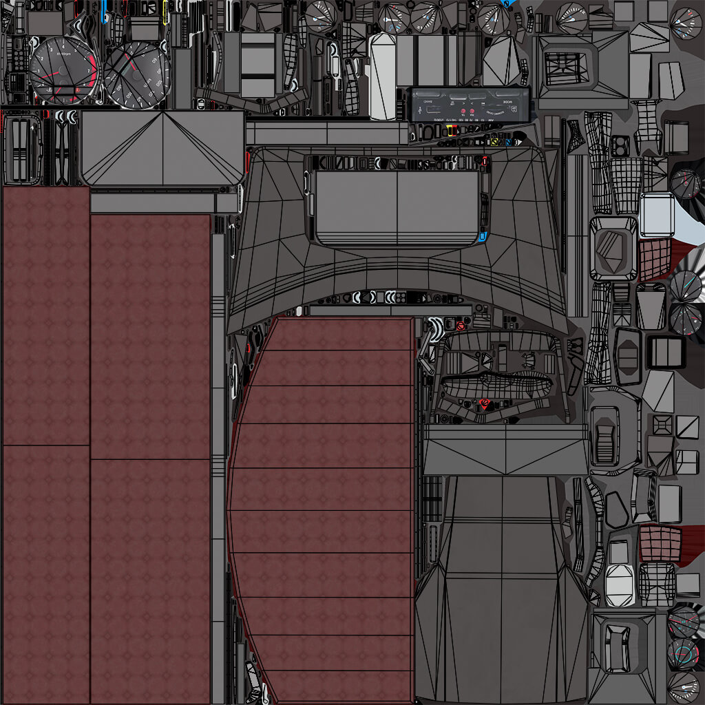 Heavy Truck Chassis 02 Generic All PBR Unity UE Textures Inc - 3D Model ...