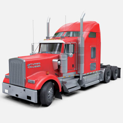 Heavy Truck Chassis 02 Generic All PBR Unity UE Textures Inc - 3D Model ...