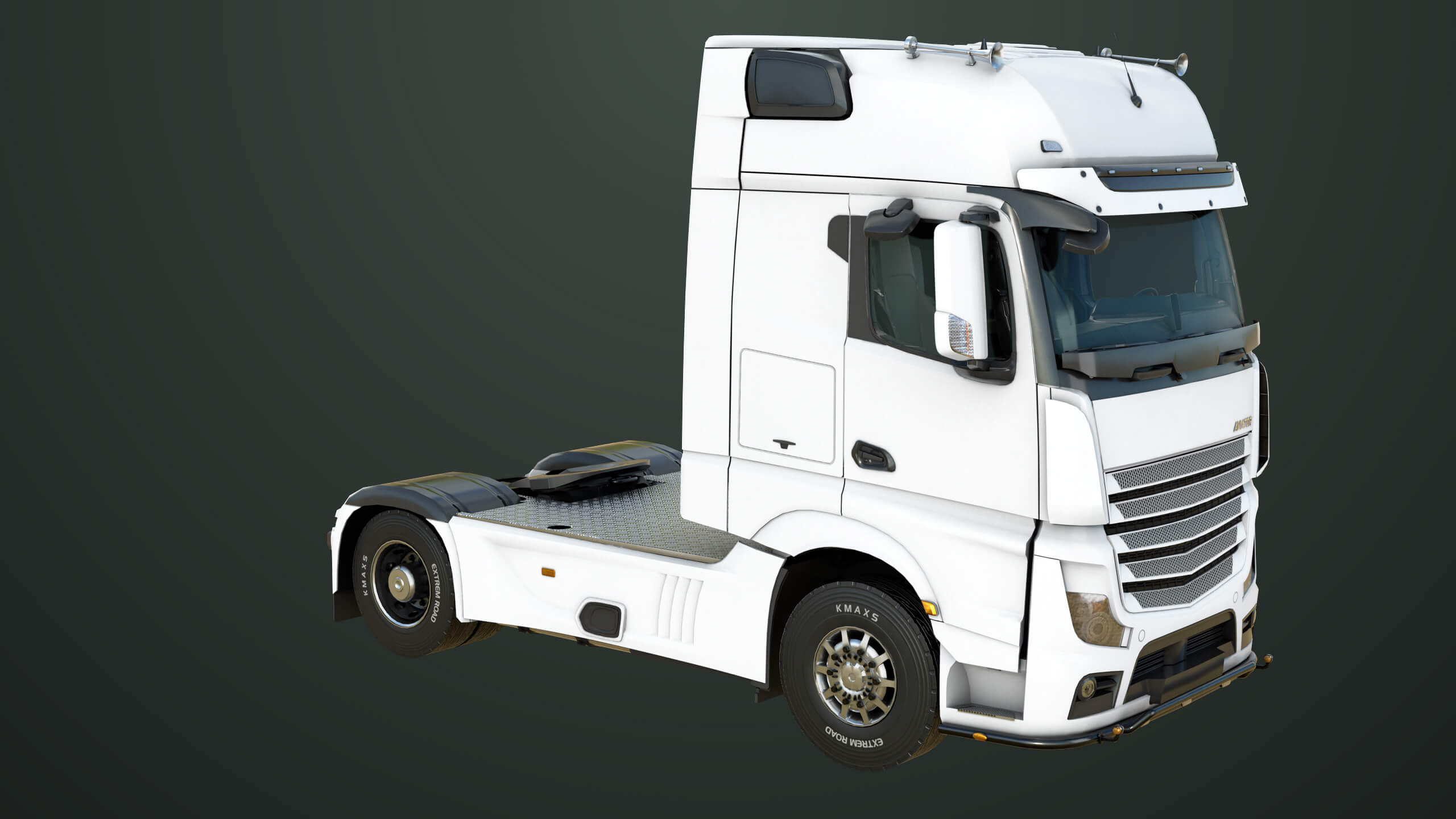 Heavy Truck Chassis 03 All PBR Unity UE Textures Included - 3D Model by ...