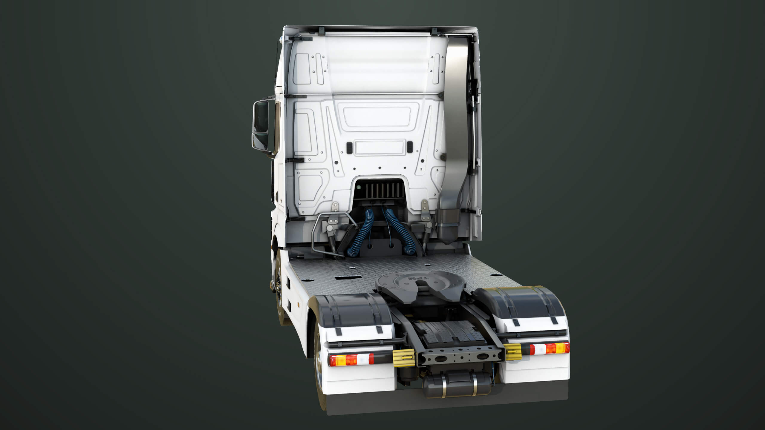 Heavy Truck Chassis 03 All PBR Unity UE Textures Included - 3D Model by ...