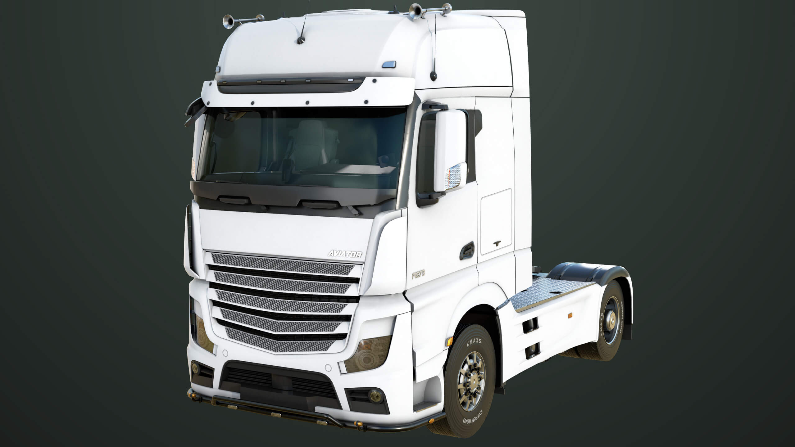 Heavy Truck Chassis 03 All PBR Unity UE Textures Included - 3D Model by ...