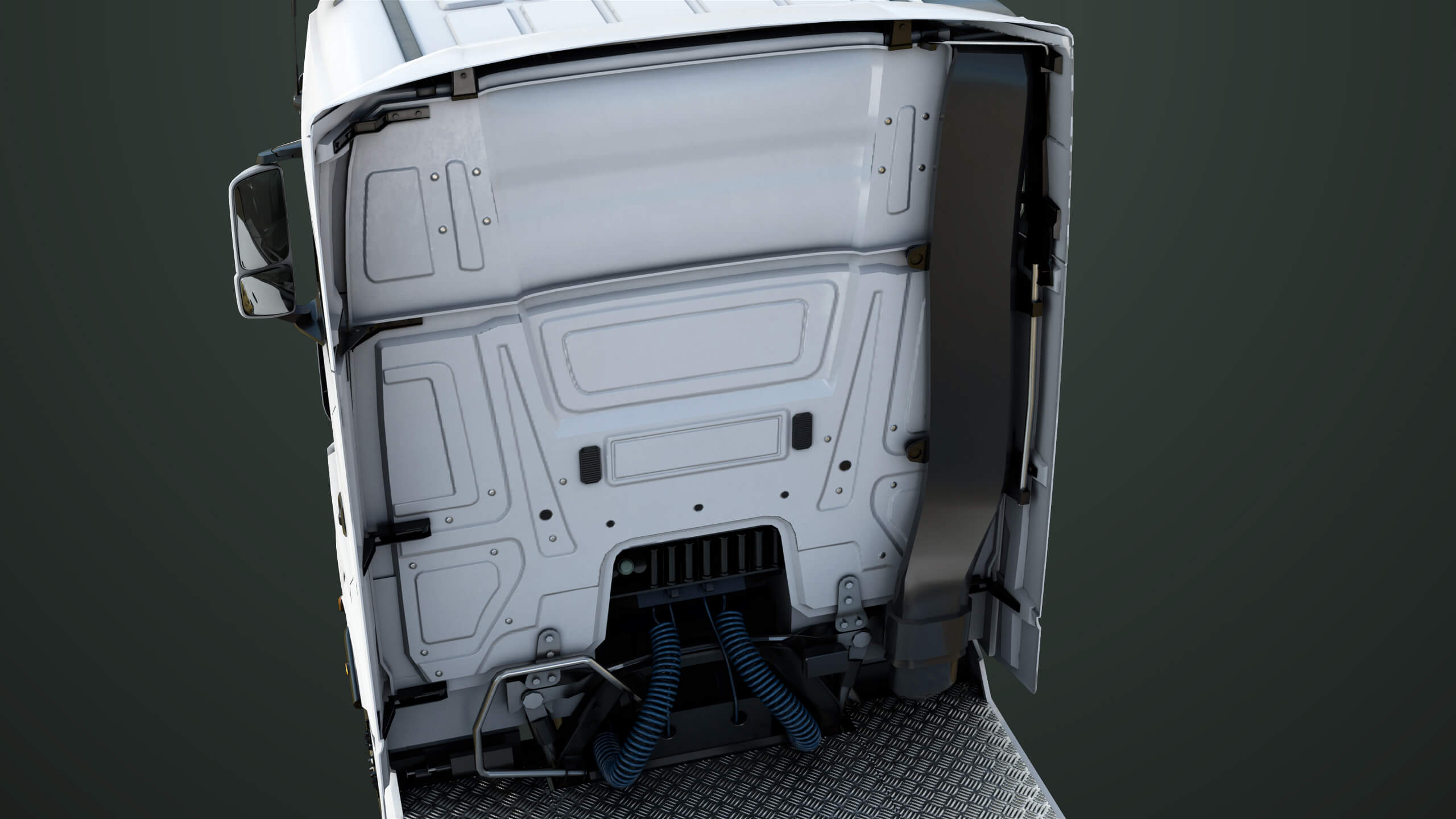 Heavy Truck Chassis 03 All PBR Unity UE Textures Included - 3D Model by ...