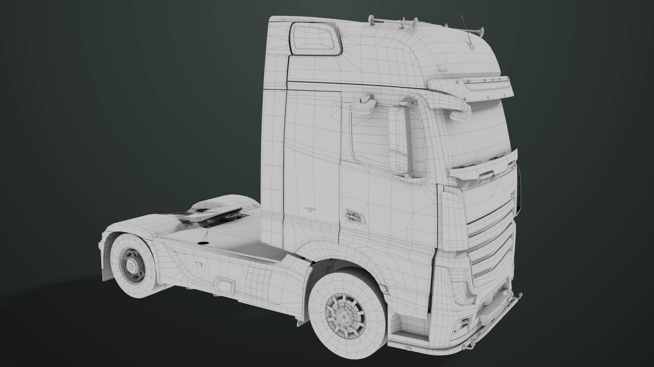 Heavy Truck Chassis 03 All PBR Unity UE Textures Included - 3D Model by ...