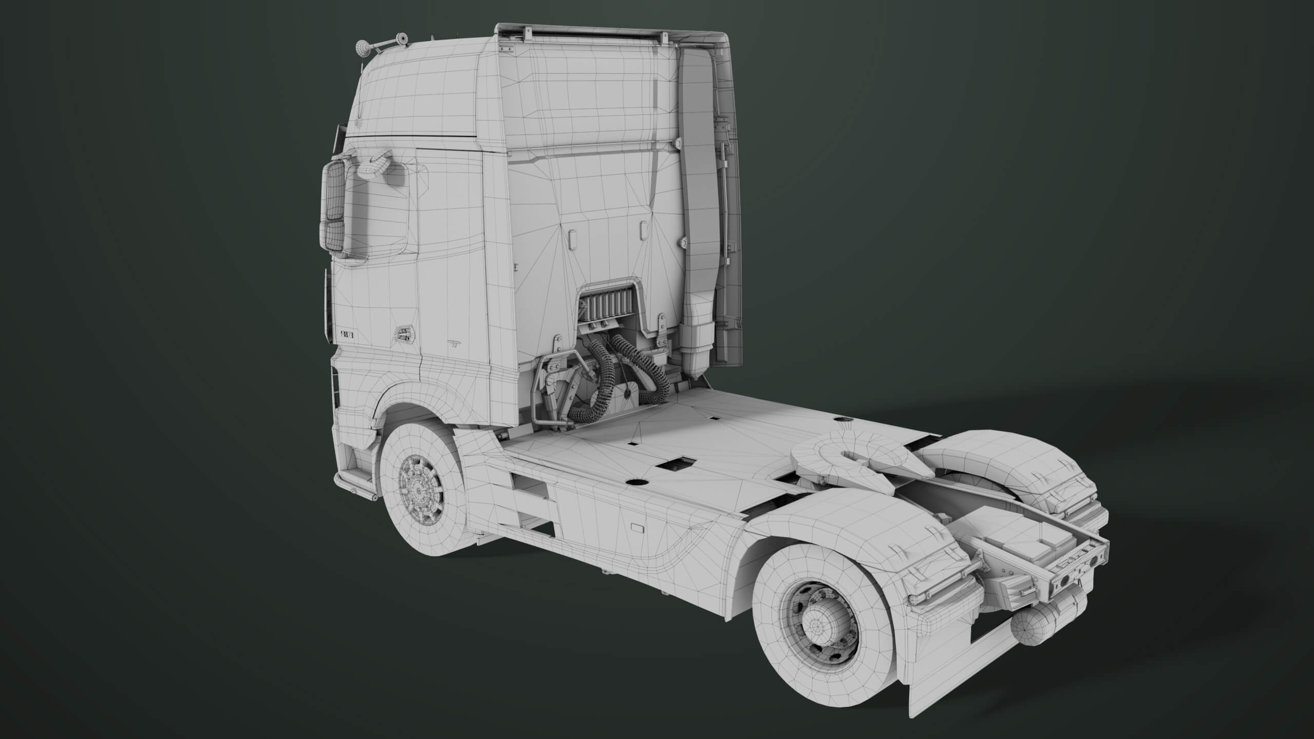 Heavy Truck Chassis 03 All PBR Unity UE Textures Included - 3D Model by ...