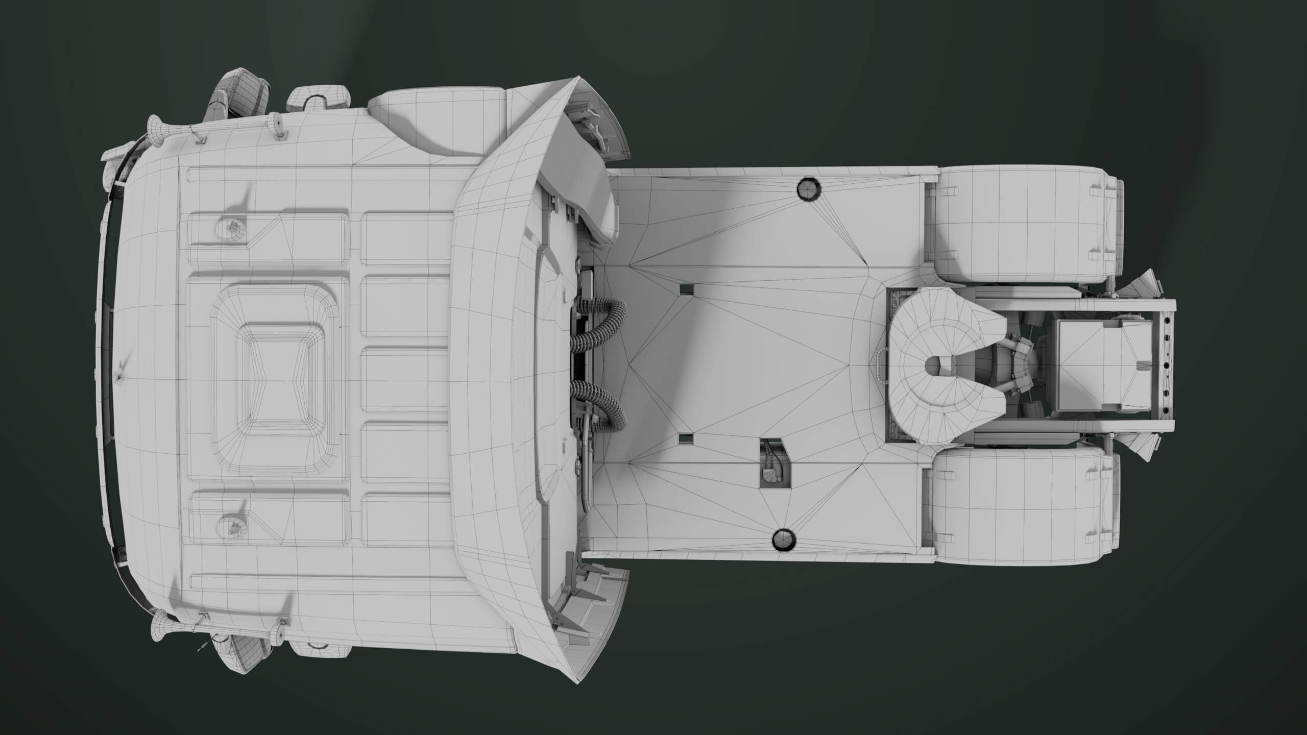 Heavy Truck Chassis 03 All PBR Unity UE Textures Included - 3D Model by ...