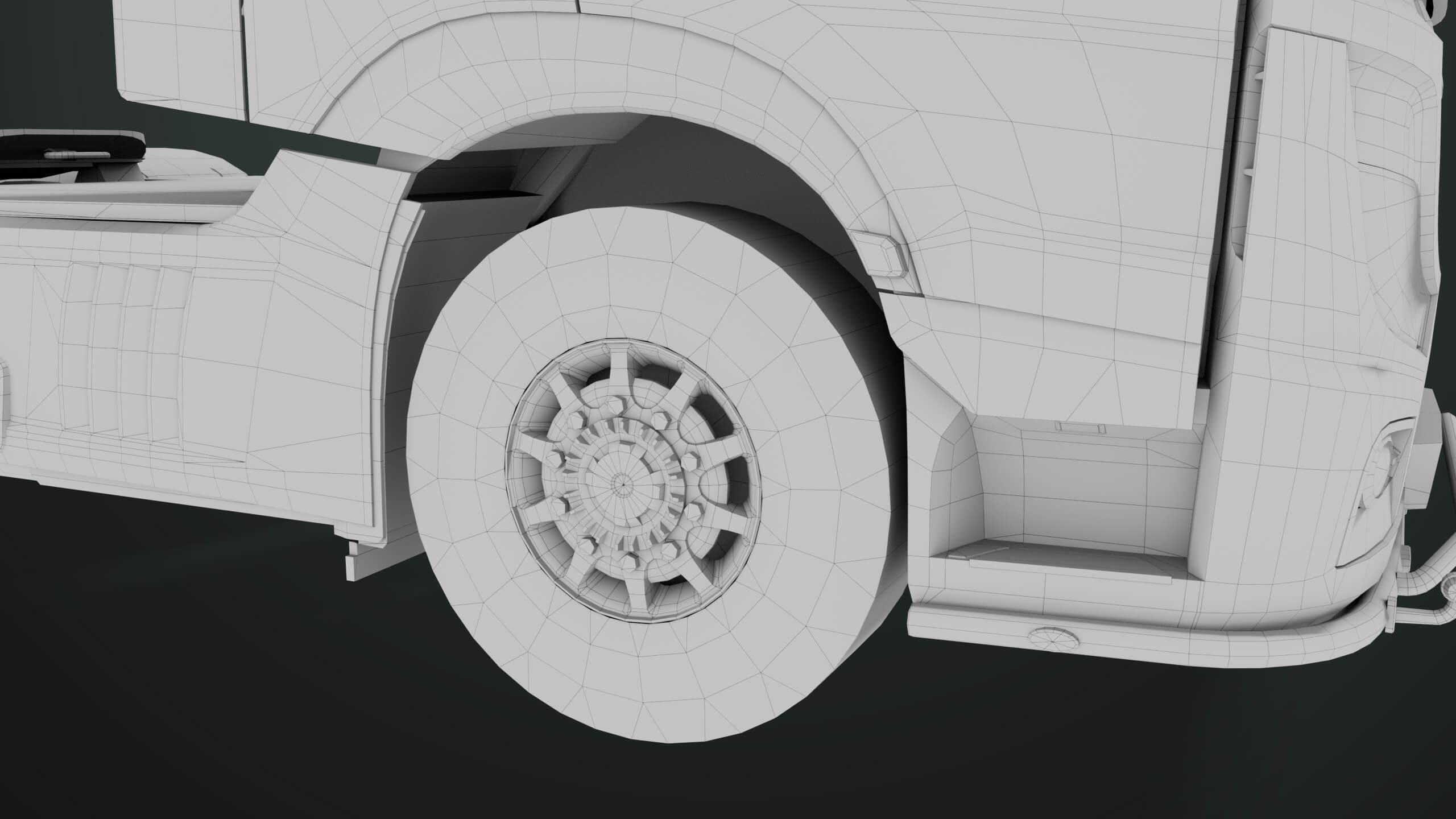 Heavy Truck Chassis 03 All PBR Unity UE Textures Included - 3D Model by ...