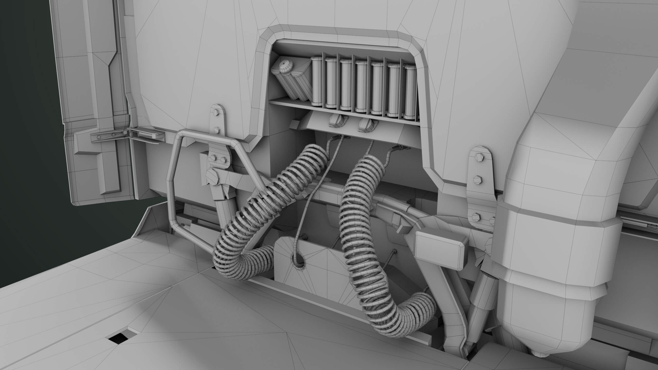 Heavy Truck Chassis 03 All PBR Unity UE Textures Included - 3D Model by ...